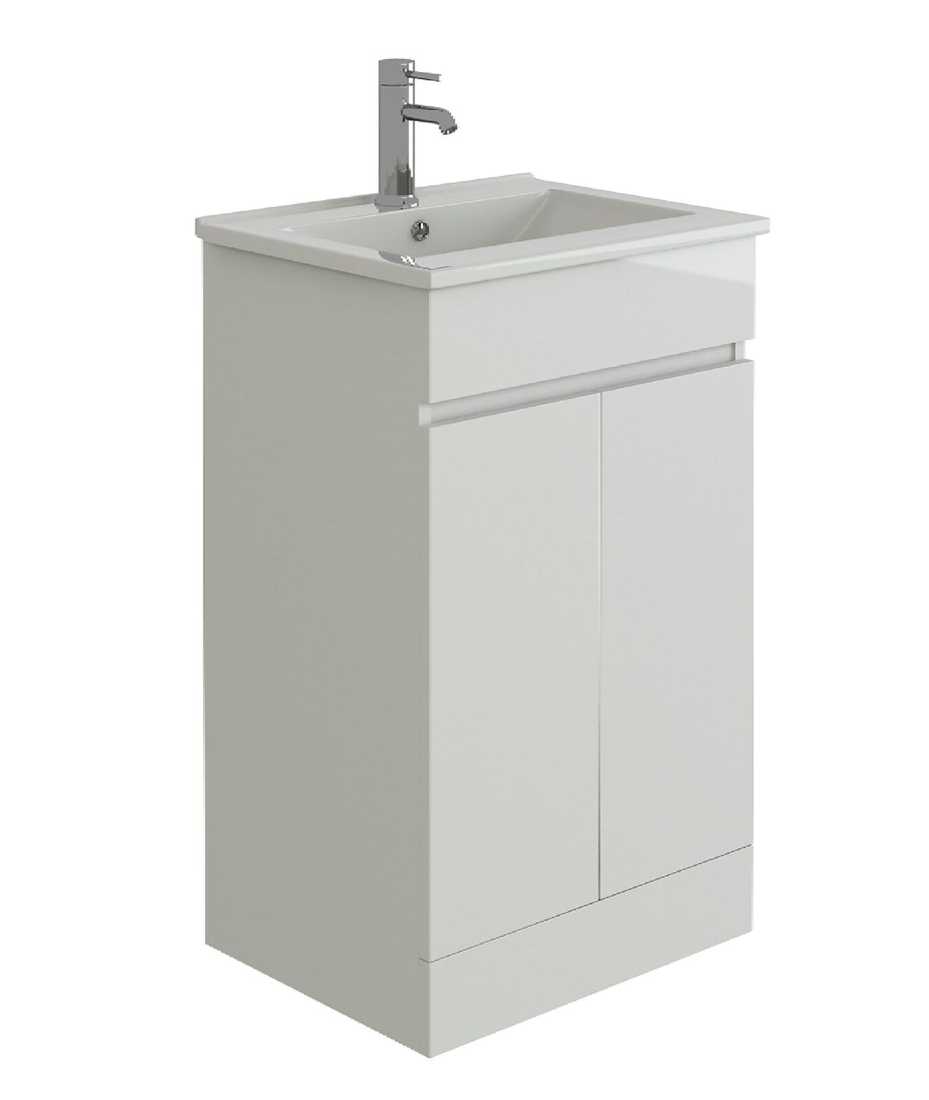 Star 500 Handless Vanity Unit Gloss Finish - Bathroom Furniture ...