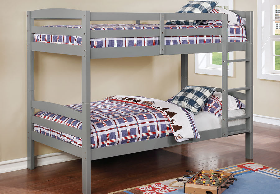 CLASSICAL DESIGN TWIN BUNK BED - KIDS ROOM GALLERY - Home Gallery ...