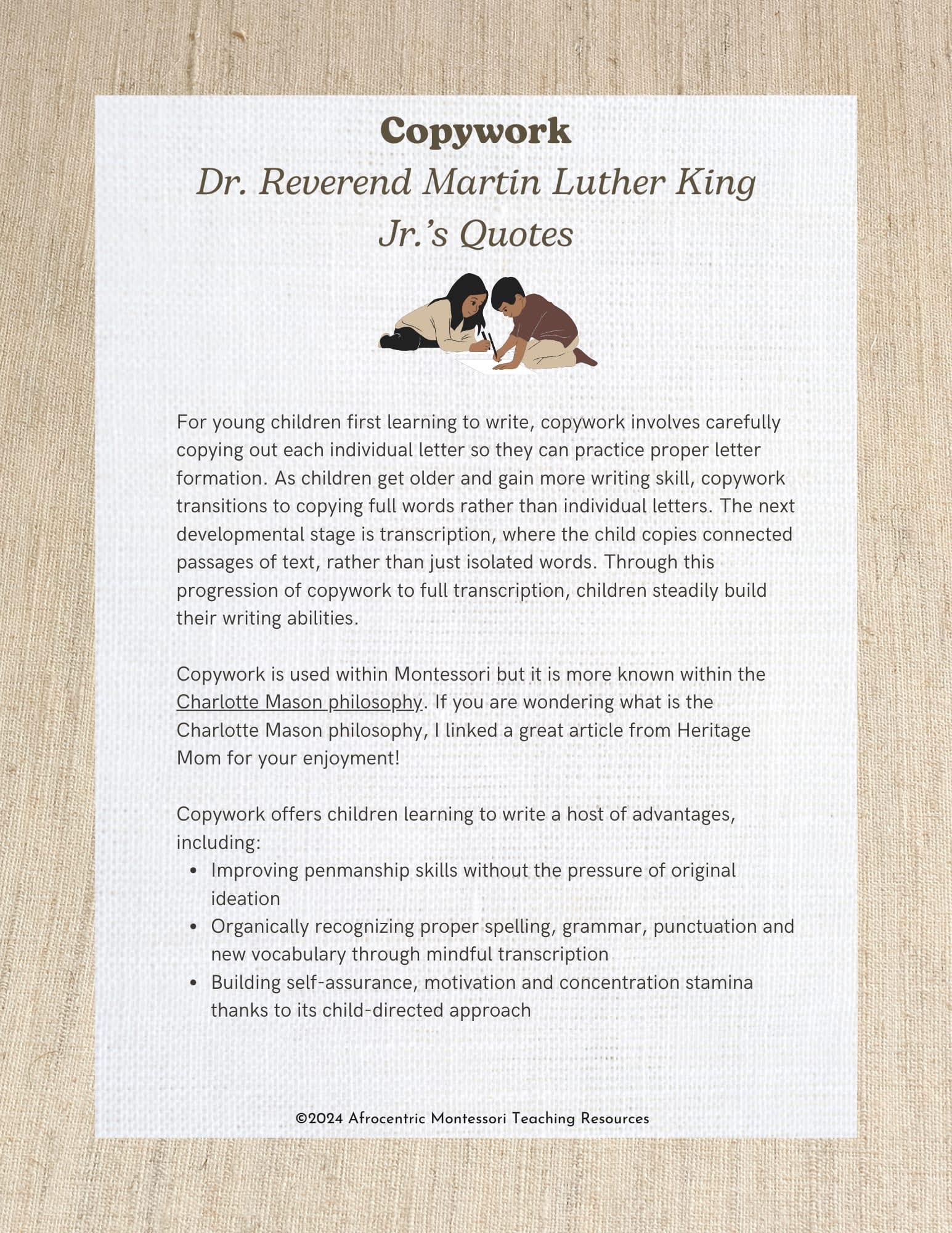Dr. Reverend Martin Luther King Jr.’s Quotes Activity - Black History ...