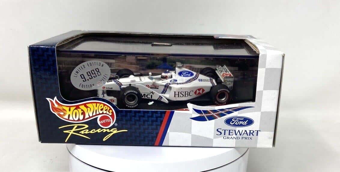 HOT WHEELS RACING STEWART GP 1998 STEWART SF2 RUBENS BARRICHELLO