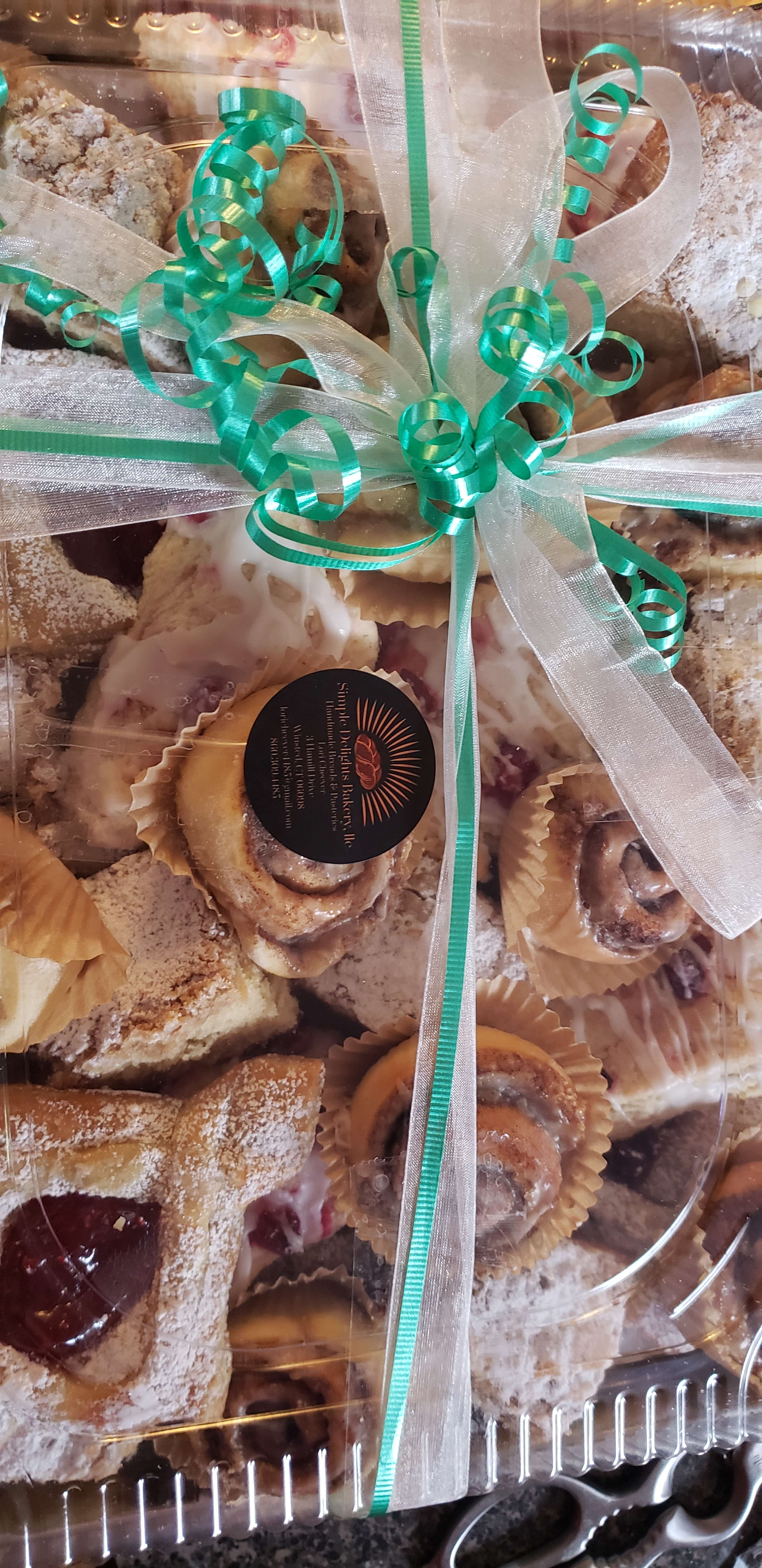 Pastry Platter Large - 40 Servings - Pastries - Simple Delights Bakery ...