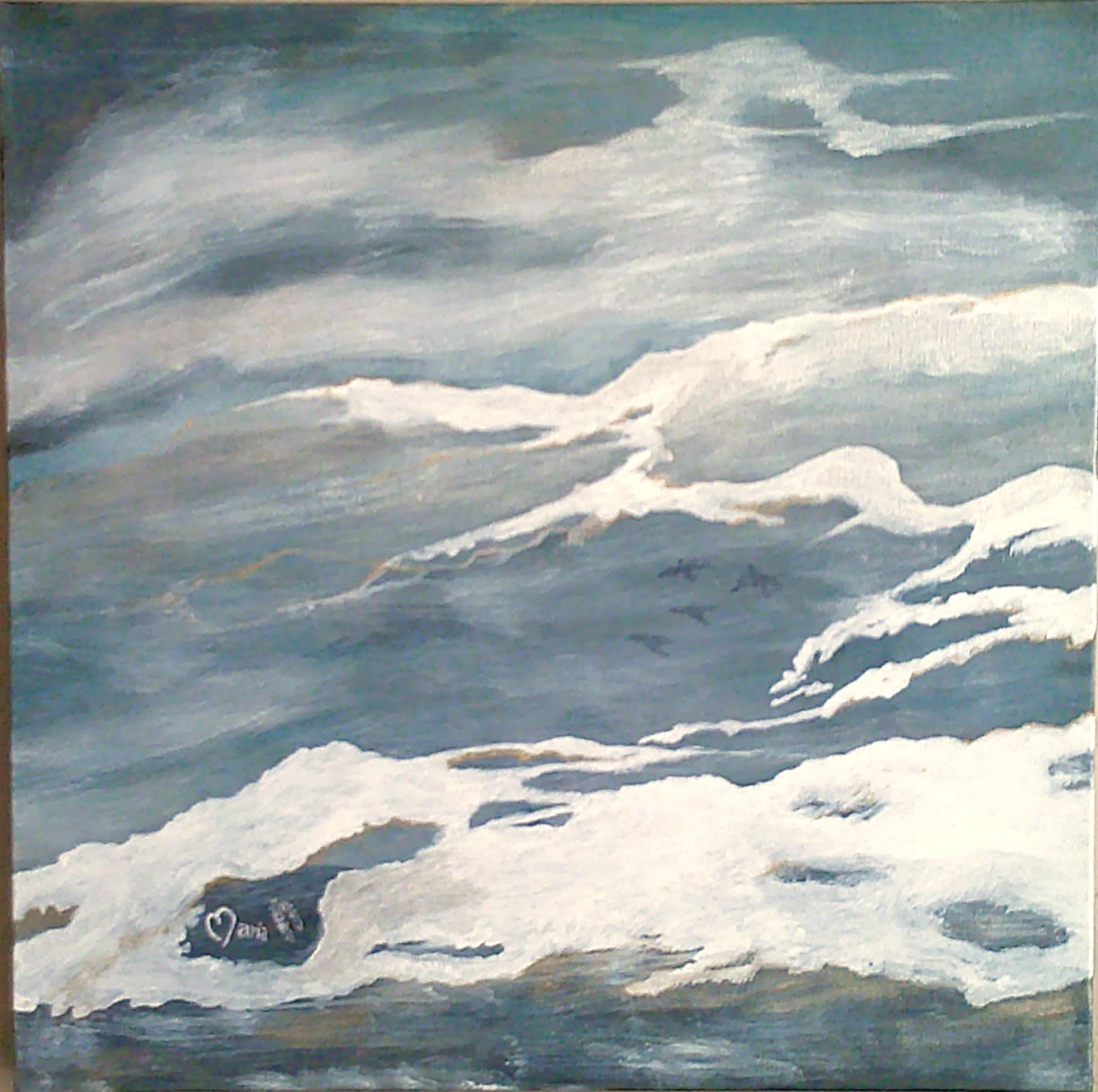 Storm Over the Sandias - Original Paintings - Maria Gropp's heART of ...