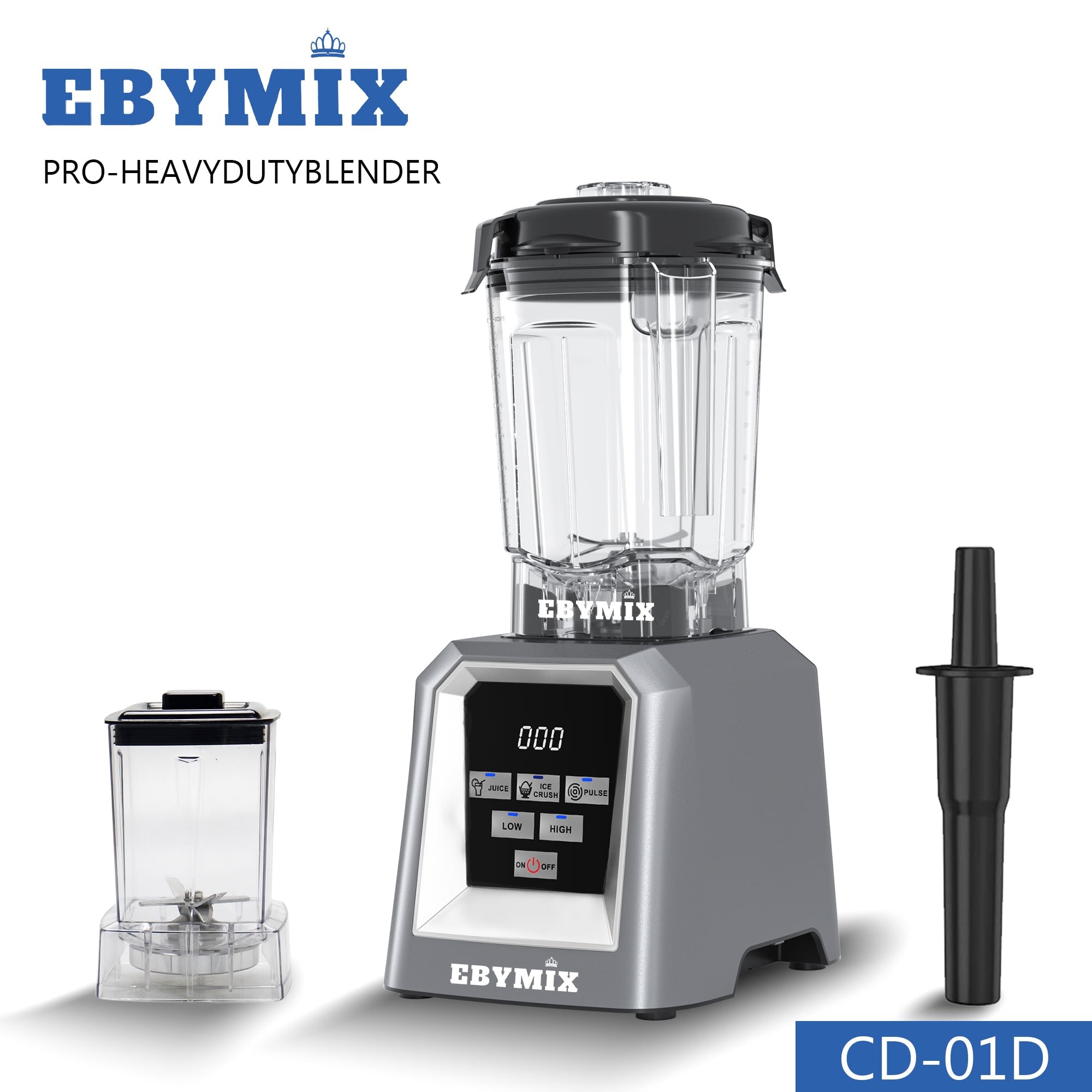 Ebymix CD-01D Heavy-Duty Smart Grinder - PowerHouse Pro-Blenders