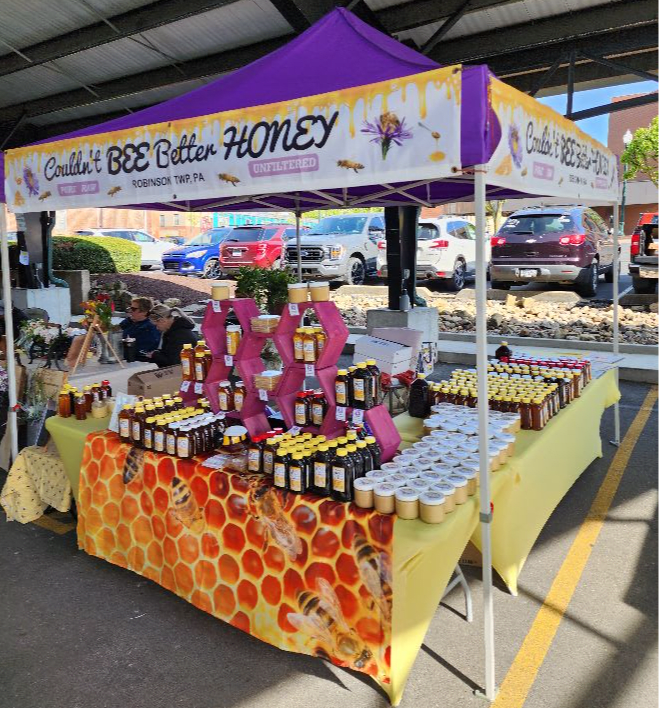 Vendor Booth - CBBH Services - Couldn't Bee Better Honey | Honey Sales & Beekeeping | Mckees Rocks
