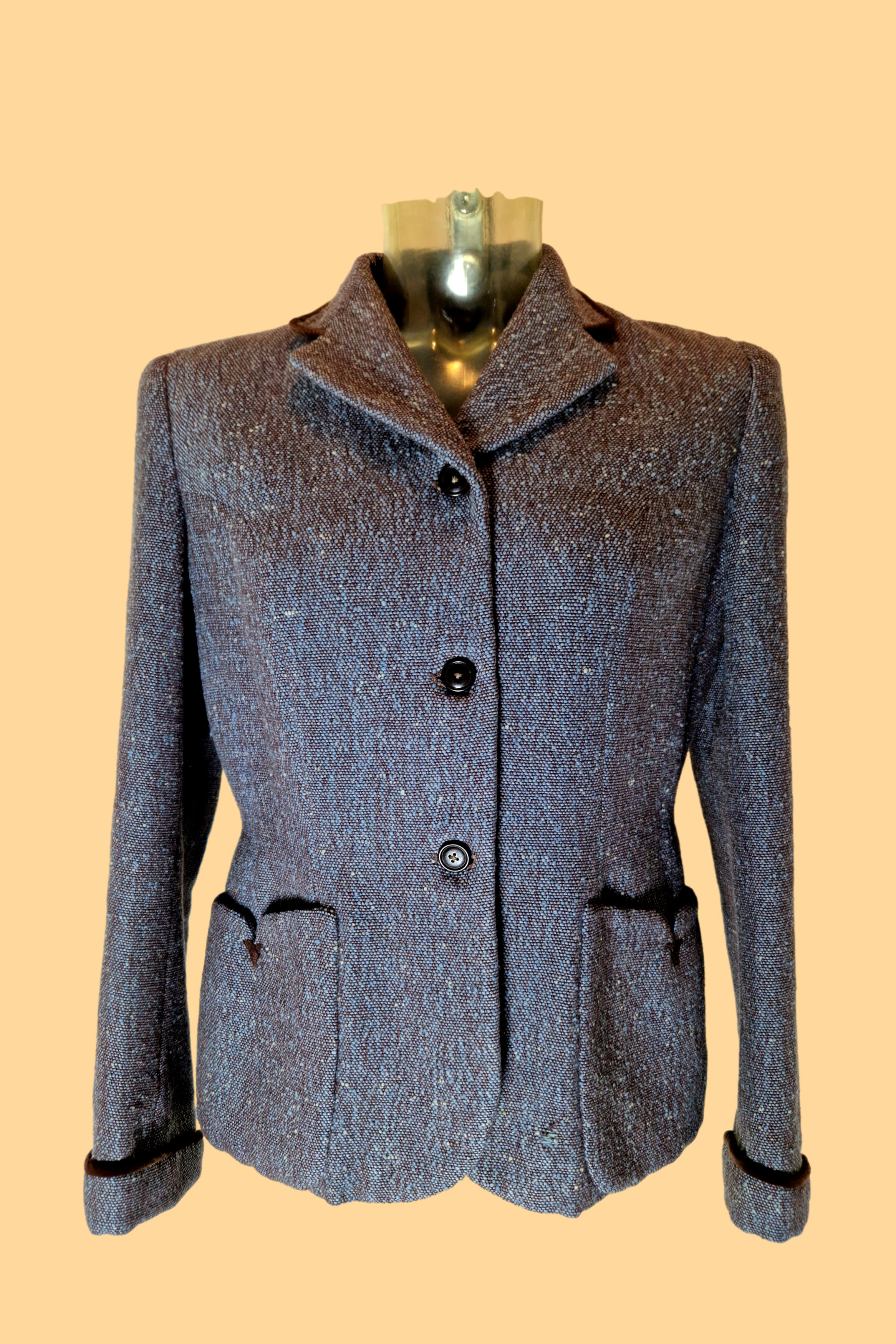1940s Hebe Sports Grey Wool Jacket - Jackets, Coats and Suits - Space ...