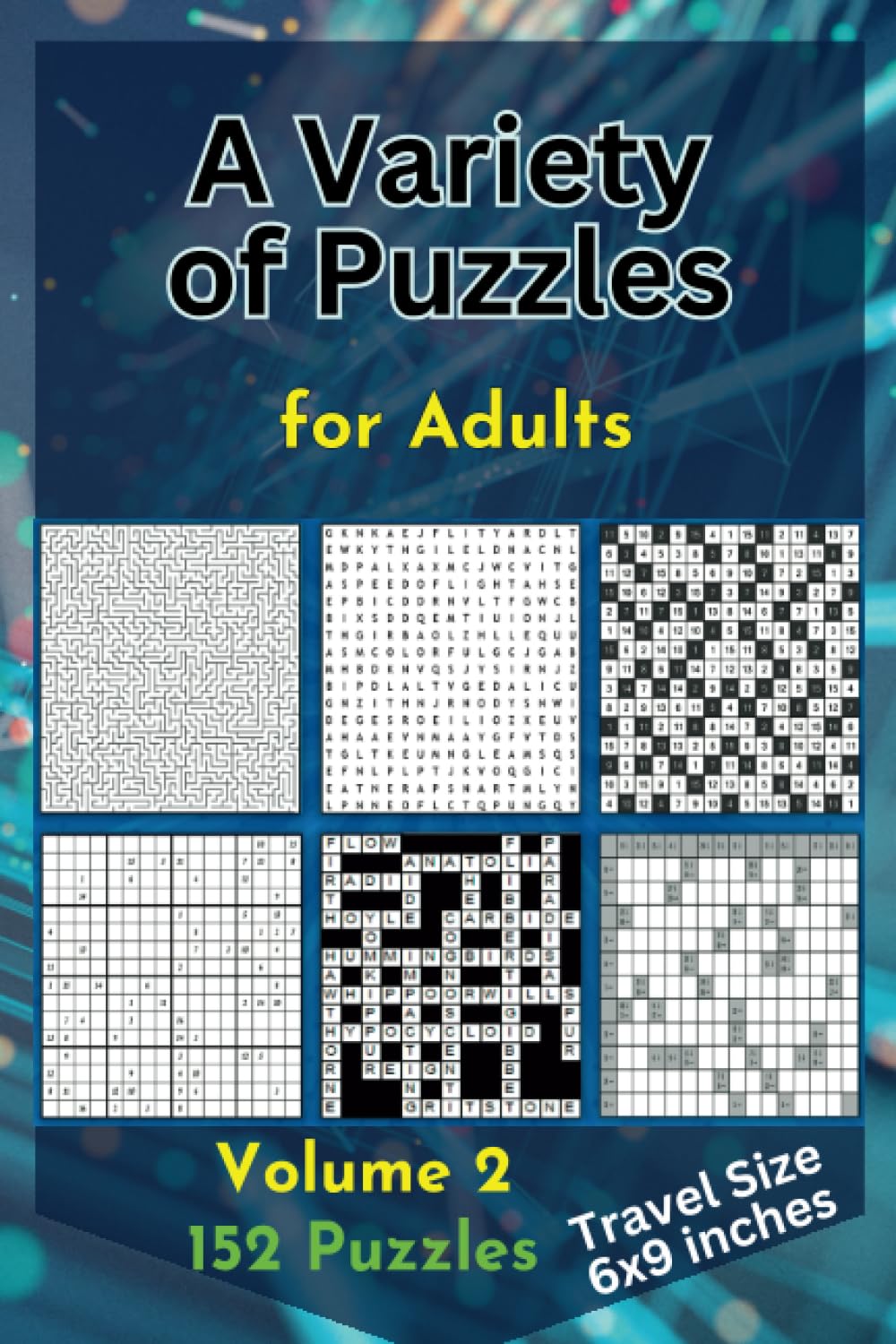 A Variety of Puzzles for Adults: Volume 2 - Word Search & Puzzle Books