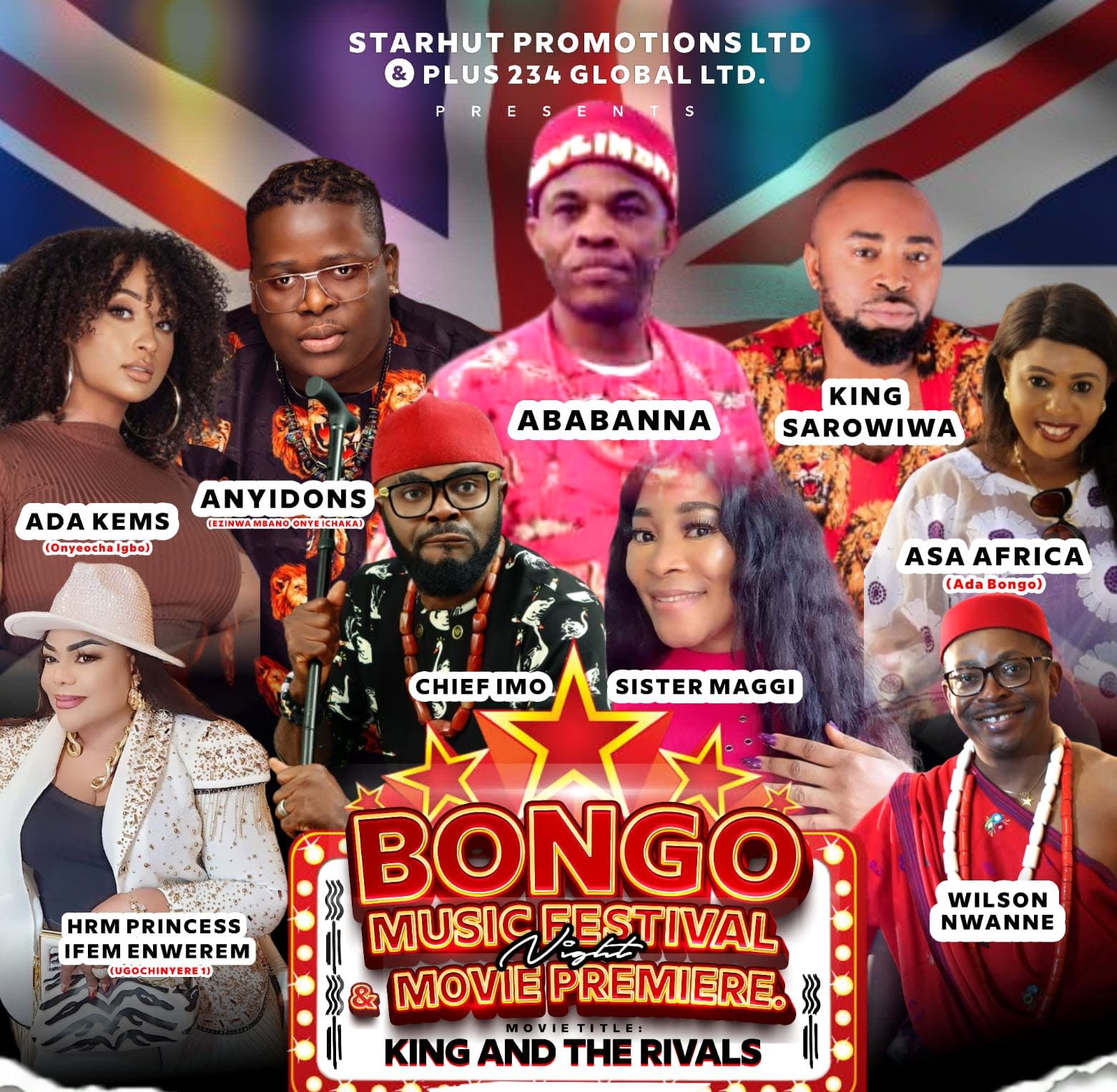 Bongo Music Festival, Comedy & Movie Night - Event Promotions - Starhut ...