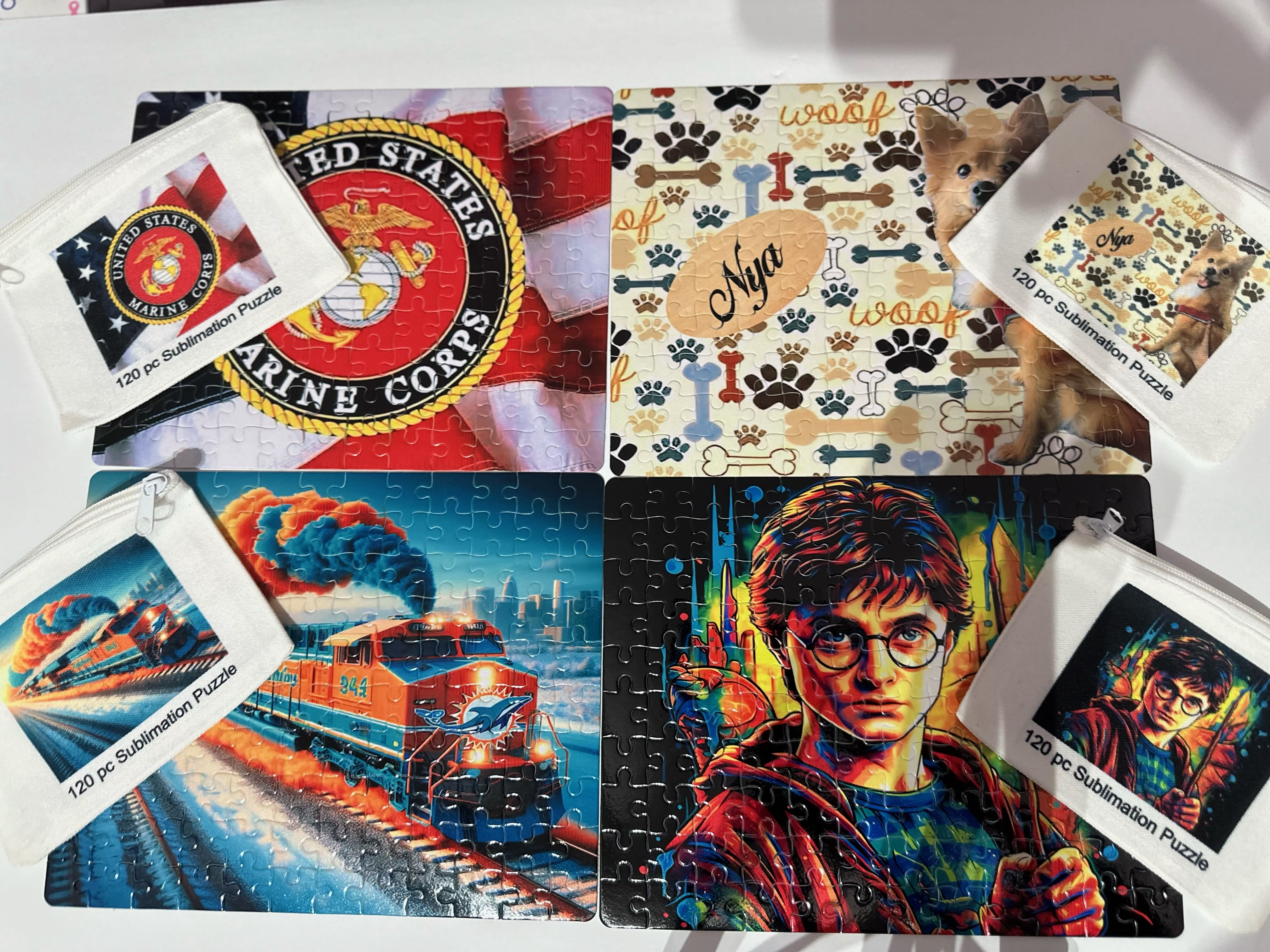Customized Sublimation Puzzles with Storage Bag - Customized ...