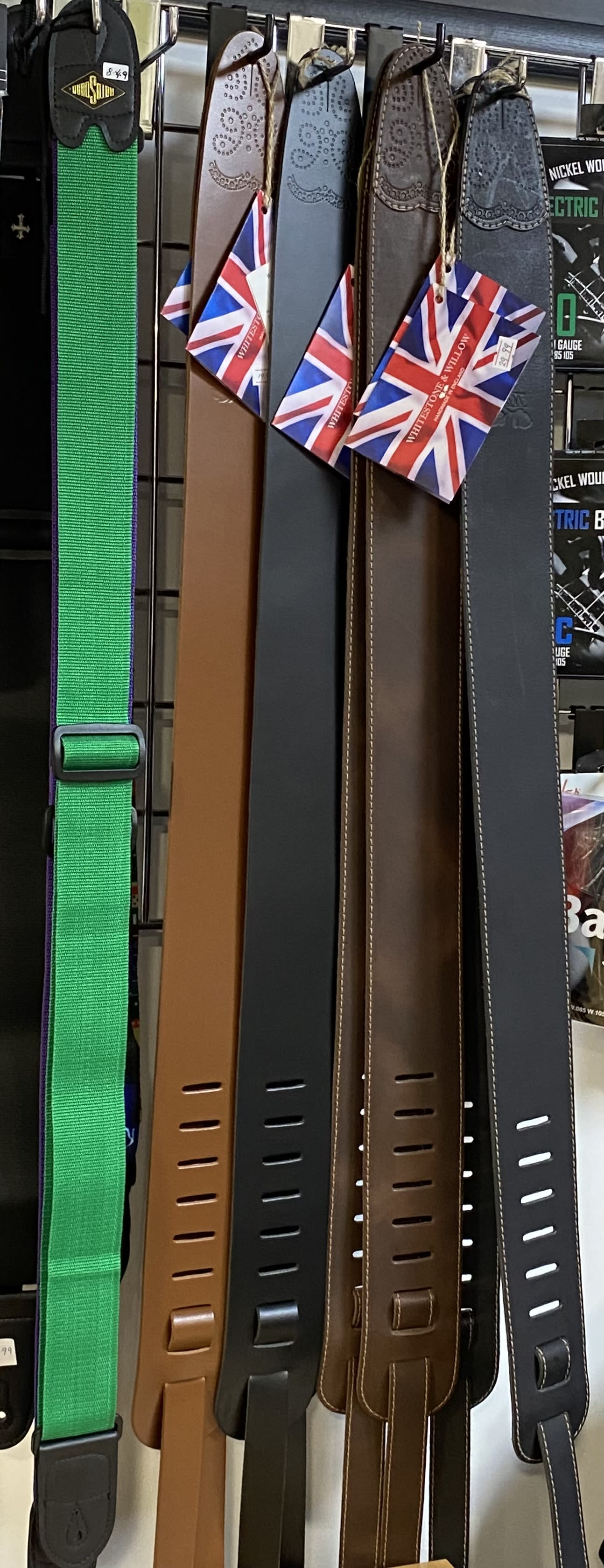 Whitestone and Willow Leather Guitar Straps - Guitar Straps - IMAG ...