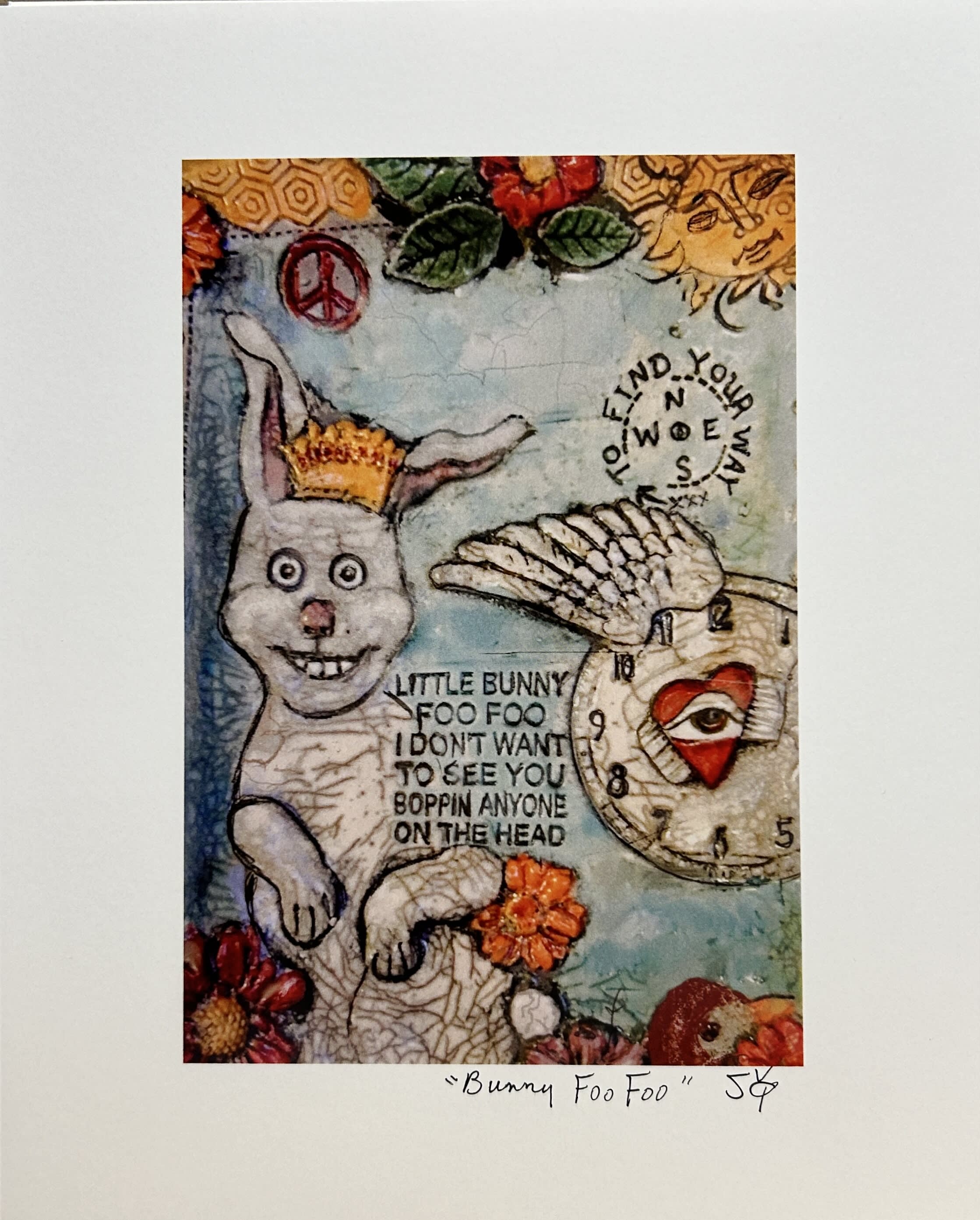 “Bunny Foo Foo” Print by Joy Gauss - JOY GAUSS - Dutch Alley Artist's ...