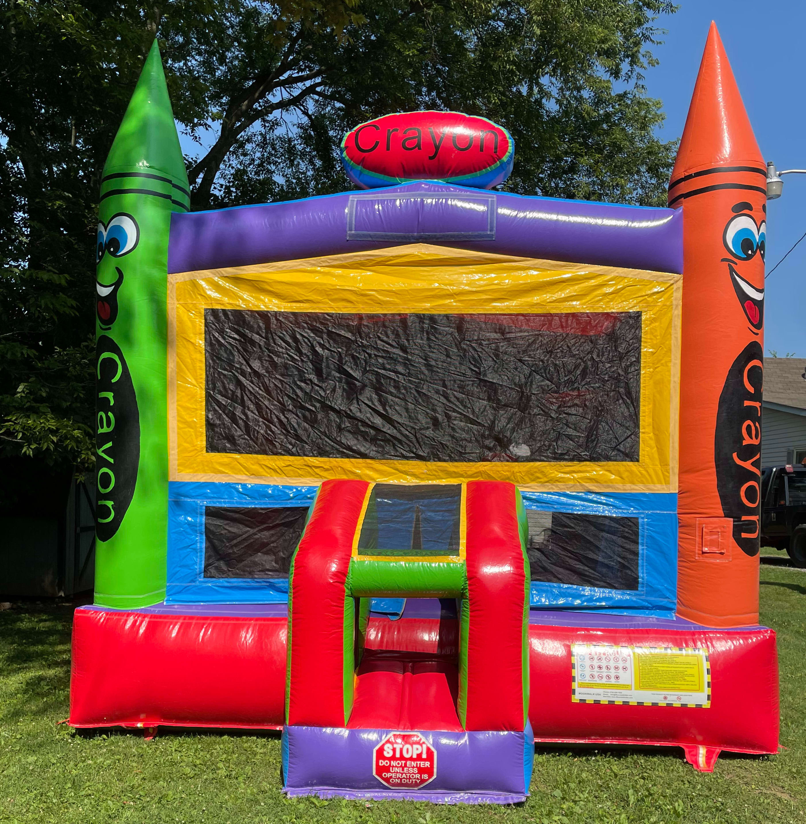 Crayon Bounce House - Inflatables - Parties R Us | Springfield Party ...