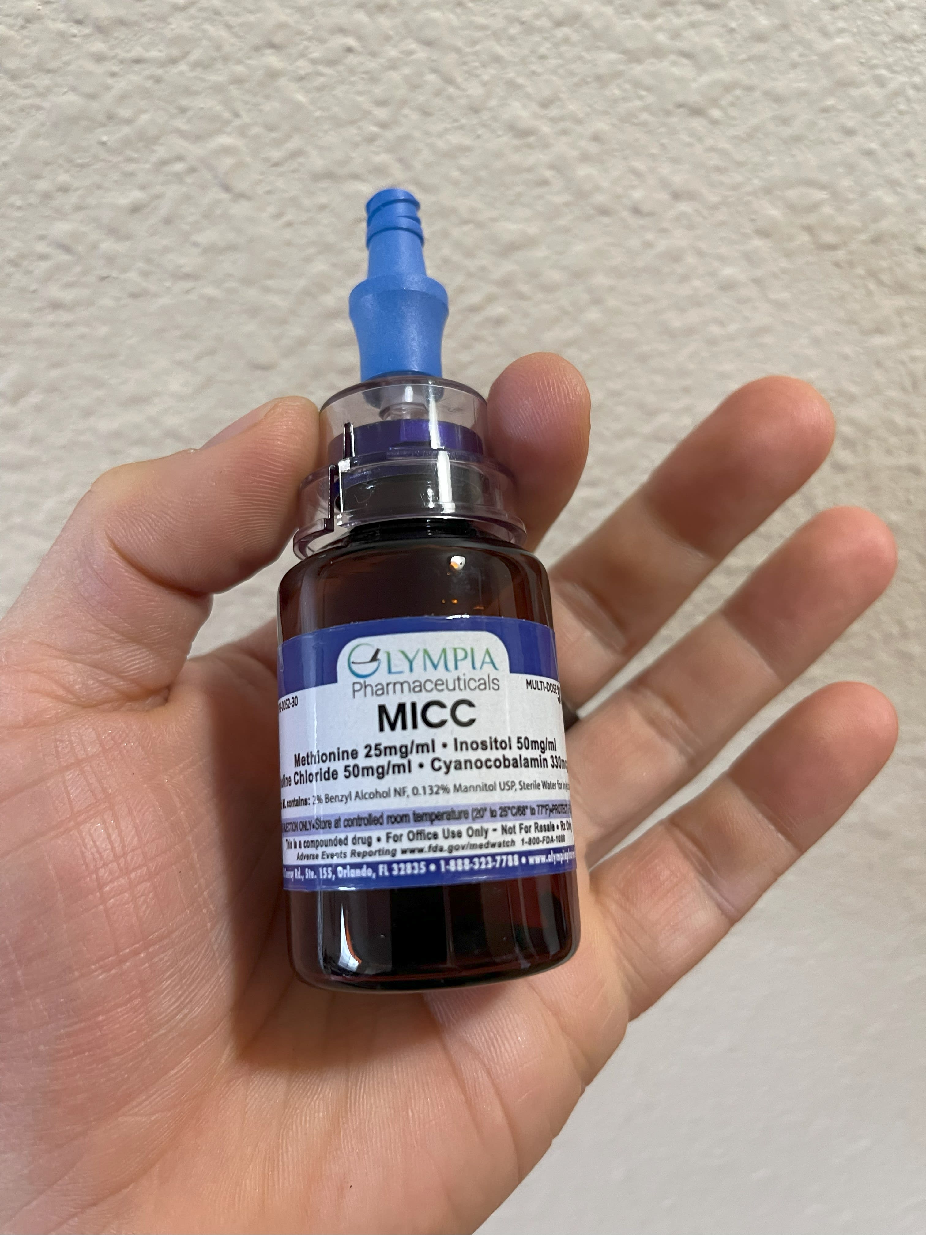 Methionine, Inositol, Choline, and Cyanocobalamin - IM Shots - Walla ...