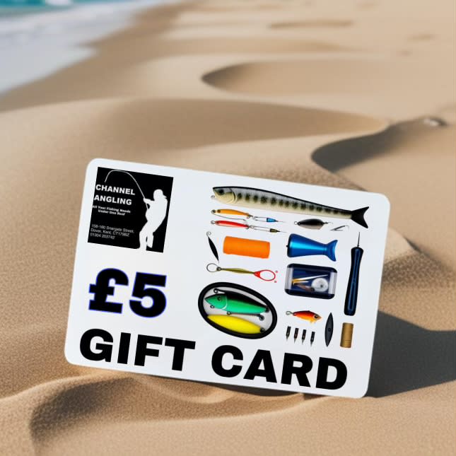 £5 Gift Voucher - Gift Vouchers - Channel Angling - Fishing Store and ...