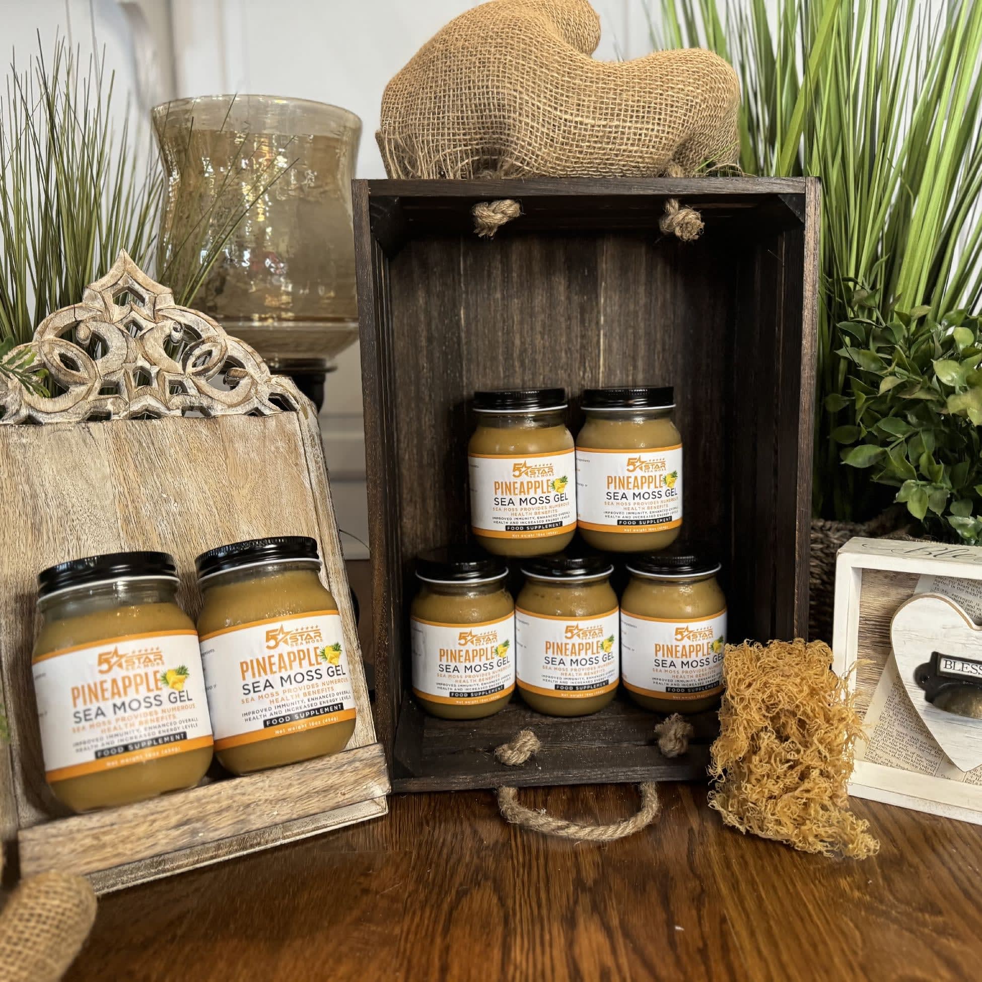 Sea Moss Gel - Sea Moss Supplements - 5 Star Sea Moss - Herbalist ...