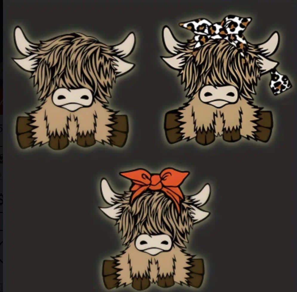 Vinyl Moo Stickers 4 Inch - Other A-MOO-zing Finds - Quacker Packs Pack ...