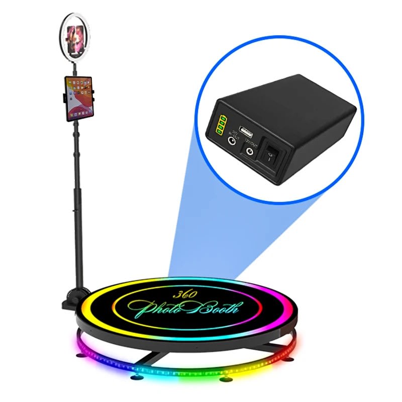 Lithium-Ion Battery With DC 24V/12 Volt 5V USB Output 44800mAh For 360 Photo Booth, LED Light Strip