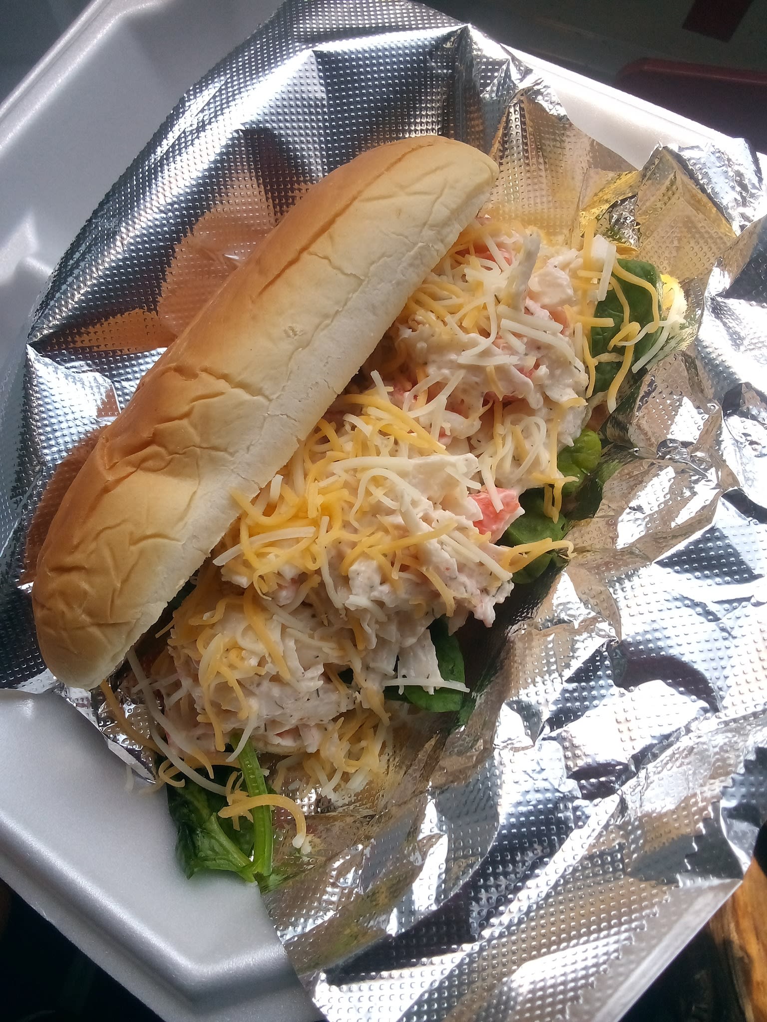 Seafood Crab Po Boy - Signature Selections - PengWingy Shaved Ice ...