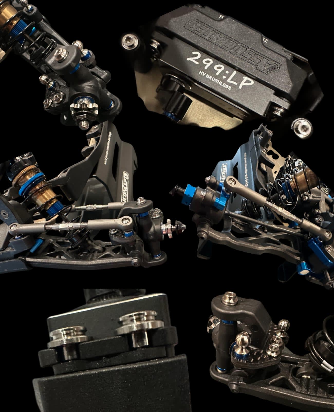 Titanium GR5 Upgrade kit for Associated B7 2wd buggy - Associated B6/B7 ...