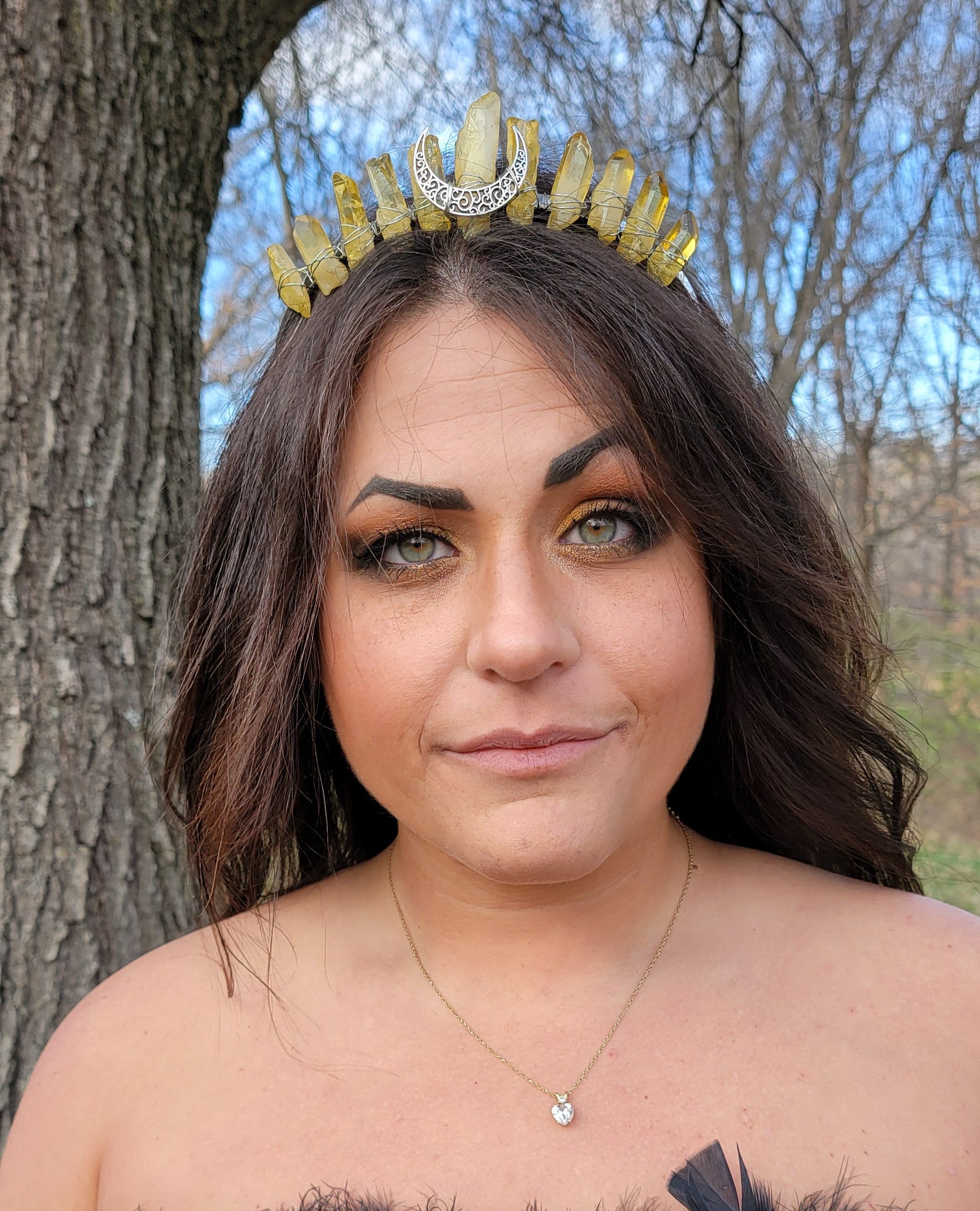 Citrine Tiara - Tiaras & Crowns - Dragon Alley Wedding/Cosplay ...
