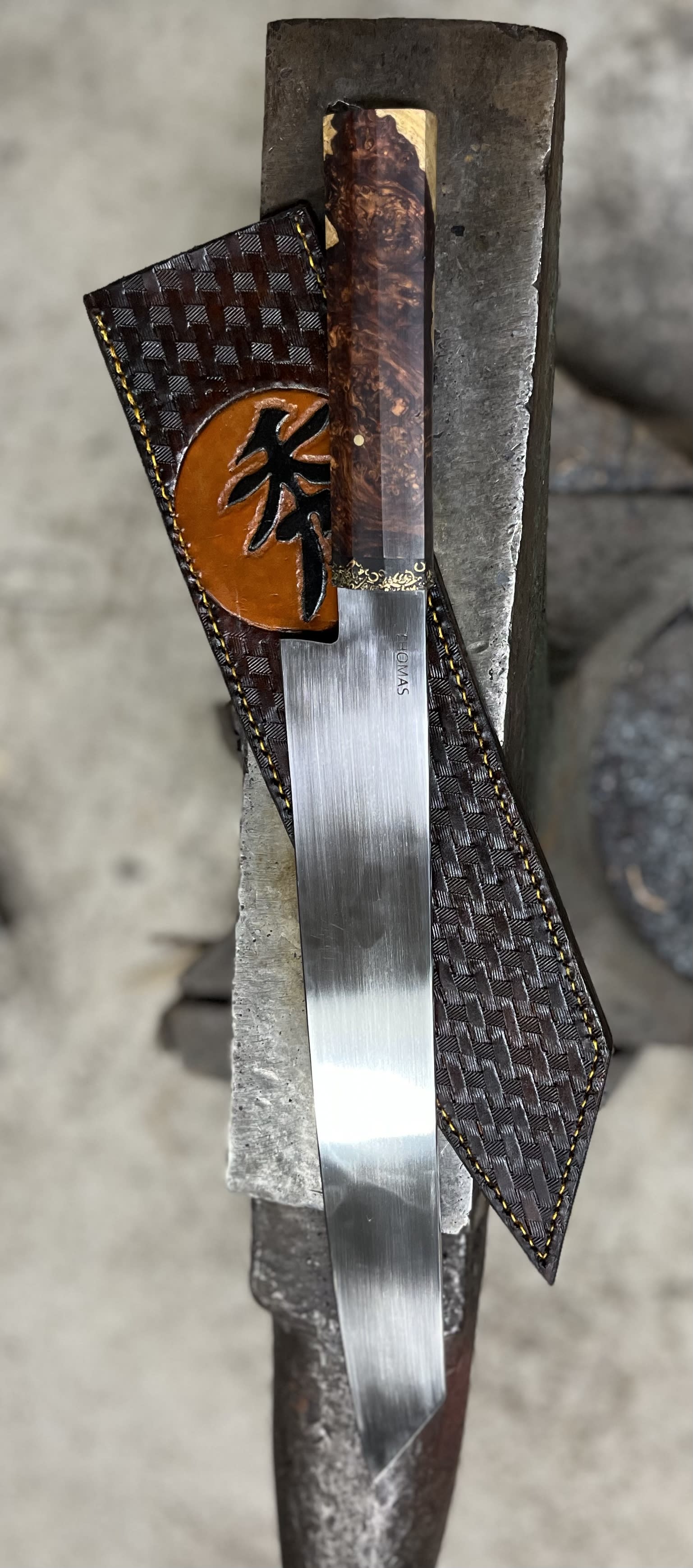 SOLD- 12.5” Kiritsuke - Chef Knives - Tree Of Liberty Bladecraft ...