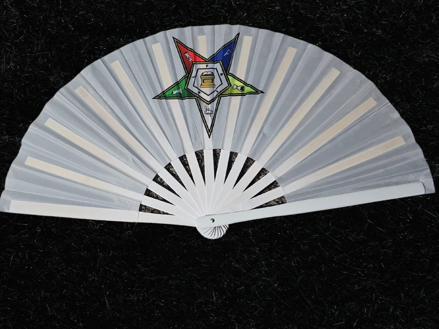 White OES Popping Fan - Fans - Charlene Nicoles LLC | Life Coaching and ...