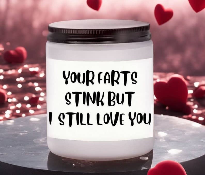 Fart candle, fart, Your fart stinks, Birthday, funny candle, funny fart ...