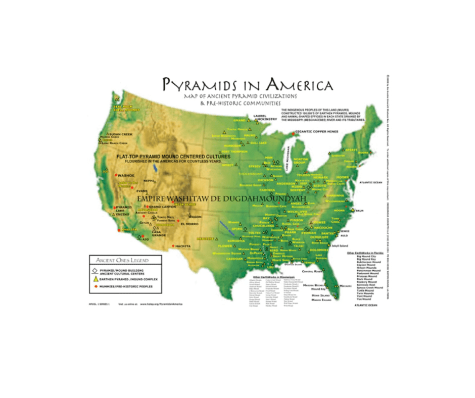 Map of Pyramids in America - Maps - Ask Brother Umar | Researcher and ...