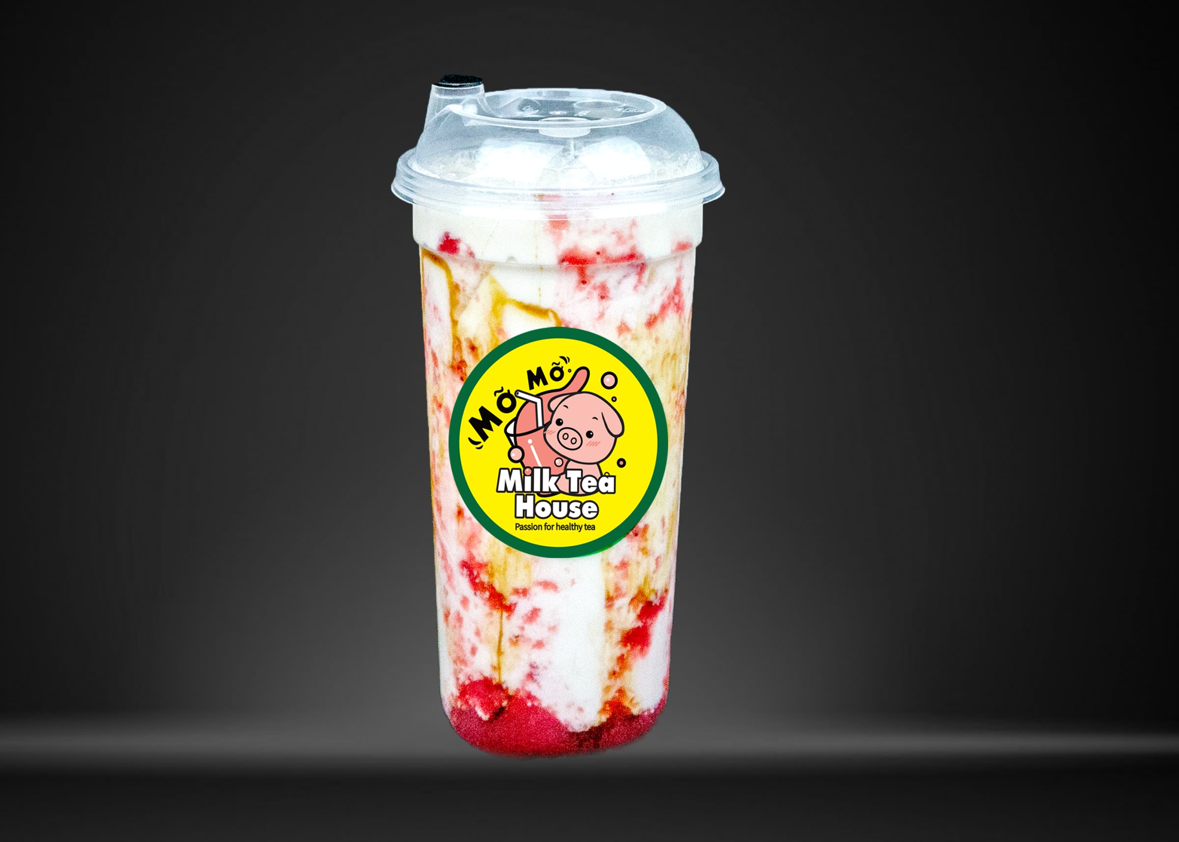 Brown Sugar Strawberry - Wow Milk - Mo Mo Tea | Delicious Bubble Tea ...