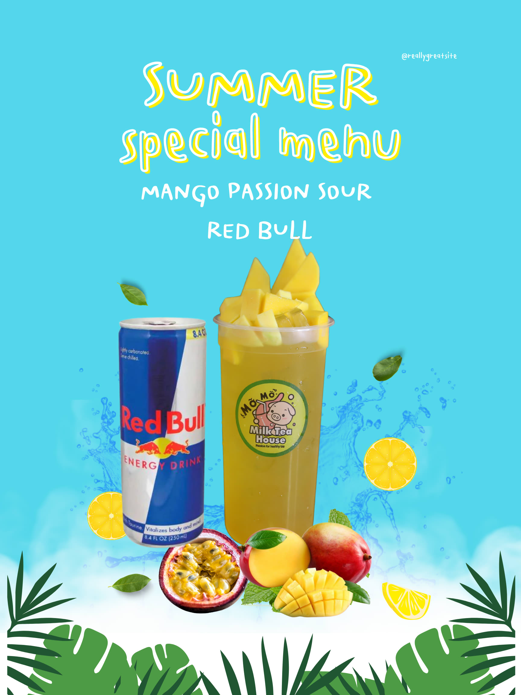 Mango Passion Sour - RED BULL ENERGY DRINKS - Mo Mo Tea | Delicious ...