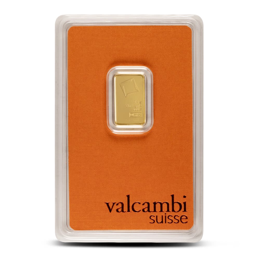 Valcambi 1 Gram Gold Bar - Gold - Eagle Gold & Coin - Top Gold, Jewelry ...