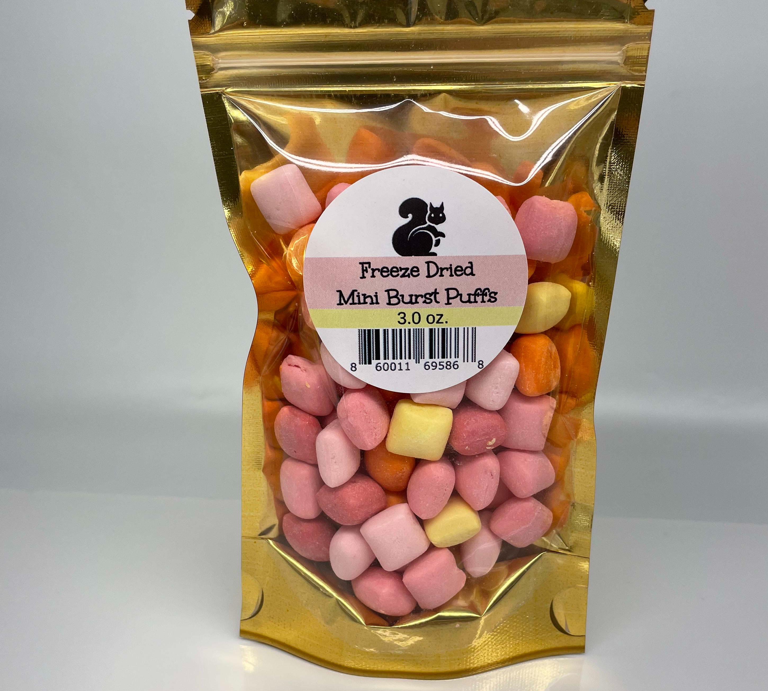 Mini Burst Puffs - Freeze Dried Candy - Rocky River Candy | Freeze ...