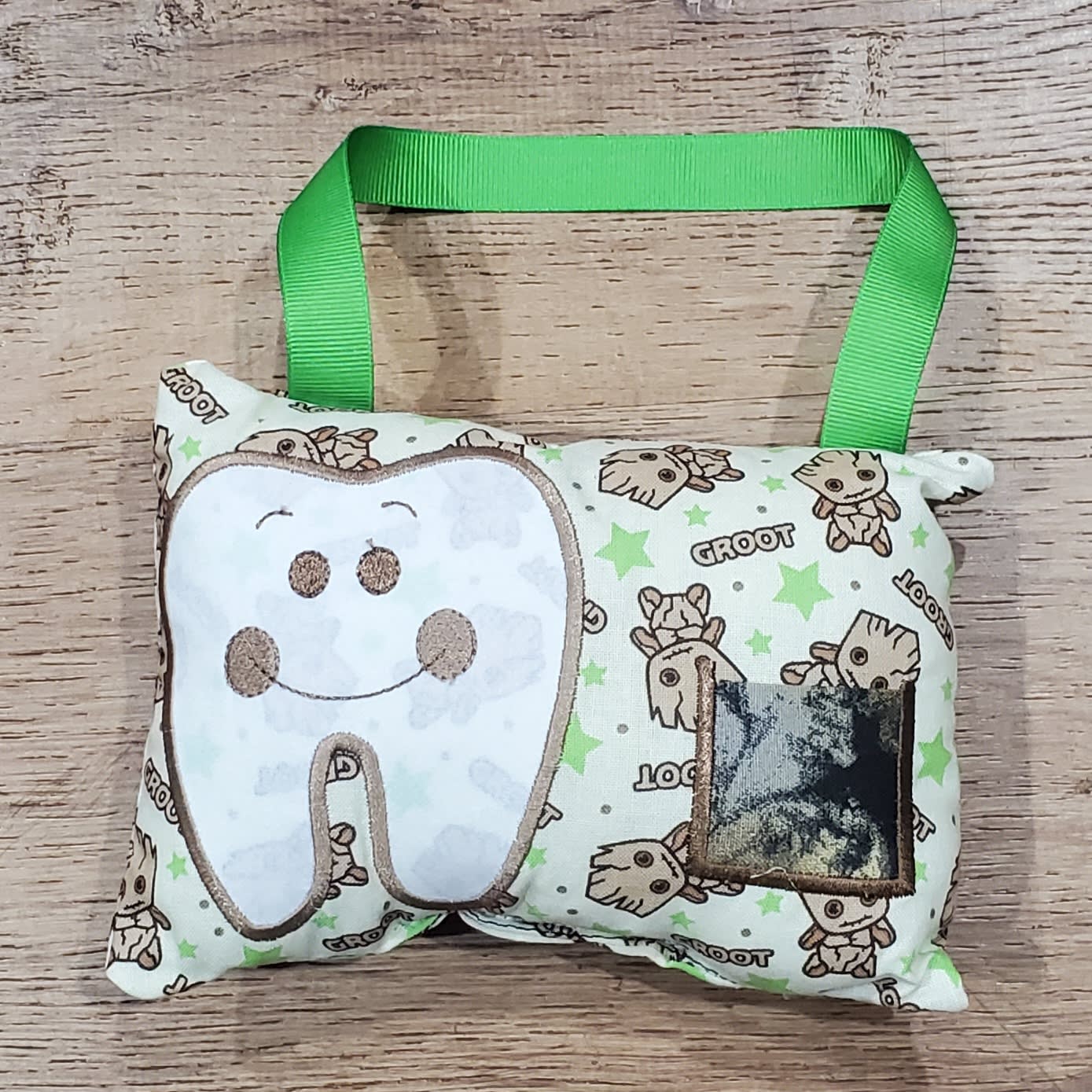 Groot Tooth Fairy Pillow - Tooth Fairy Pillows - KaTee's Bowtique ...