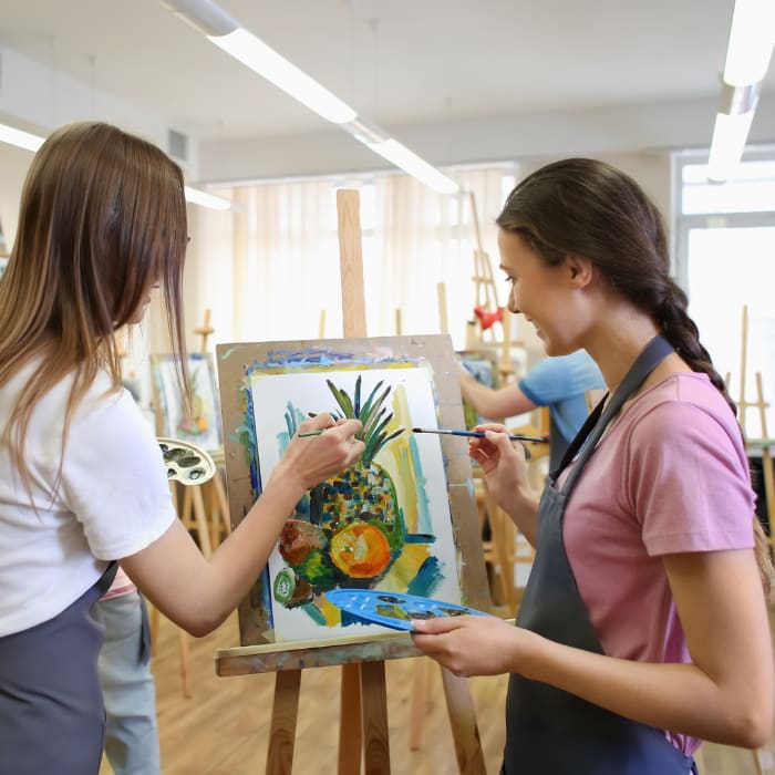 Painting Party Packages - Artistic Services - Satya Manz | Acrylic Paint Artist | Austin