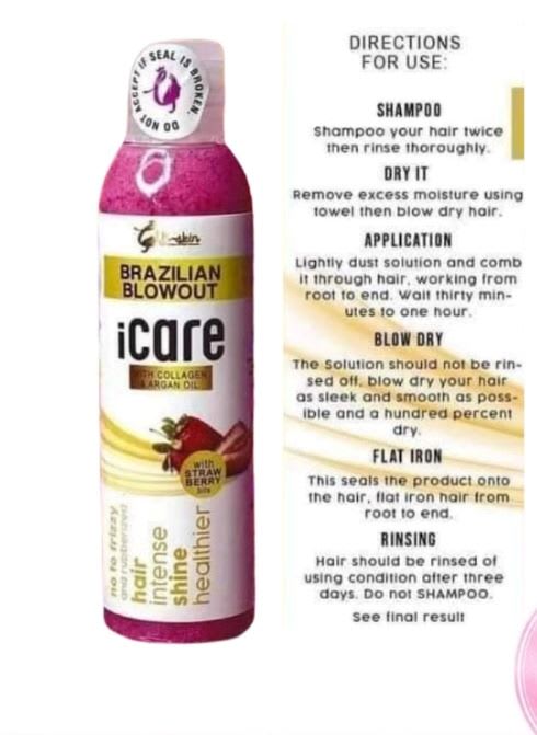 iCare Brazilian Blowout - HAIR CARE (SHAMPOO/CONDITIONER) - Pinay Skin ...