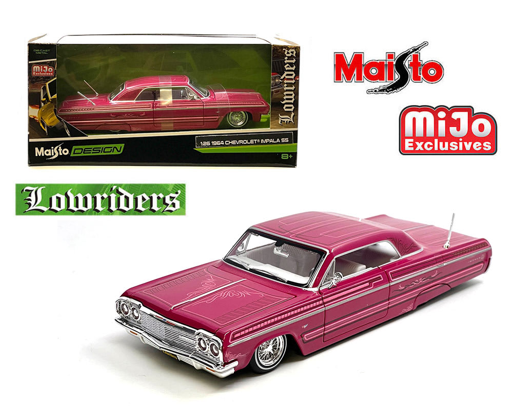 1964 Chevrolet Impala SS Lowrider – Pink – Design Lowriders - Lowriders