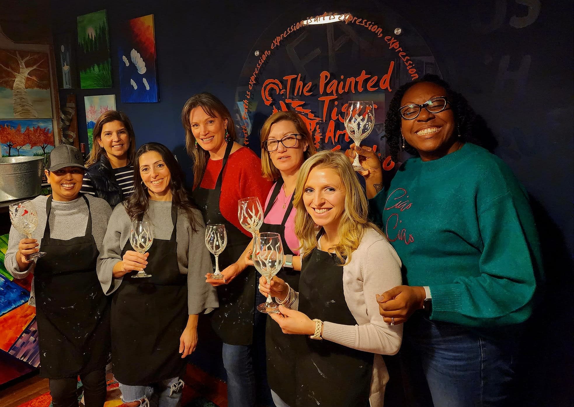 Team Building / Corporate Events - Art Events & Classes - The Painted ...