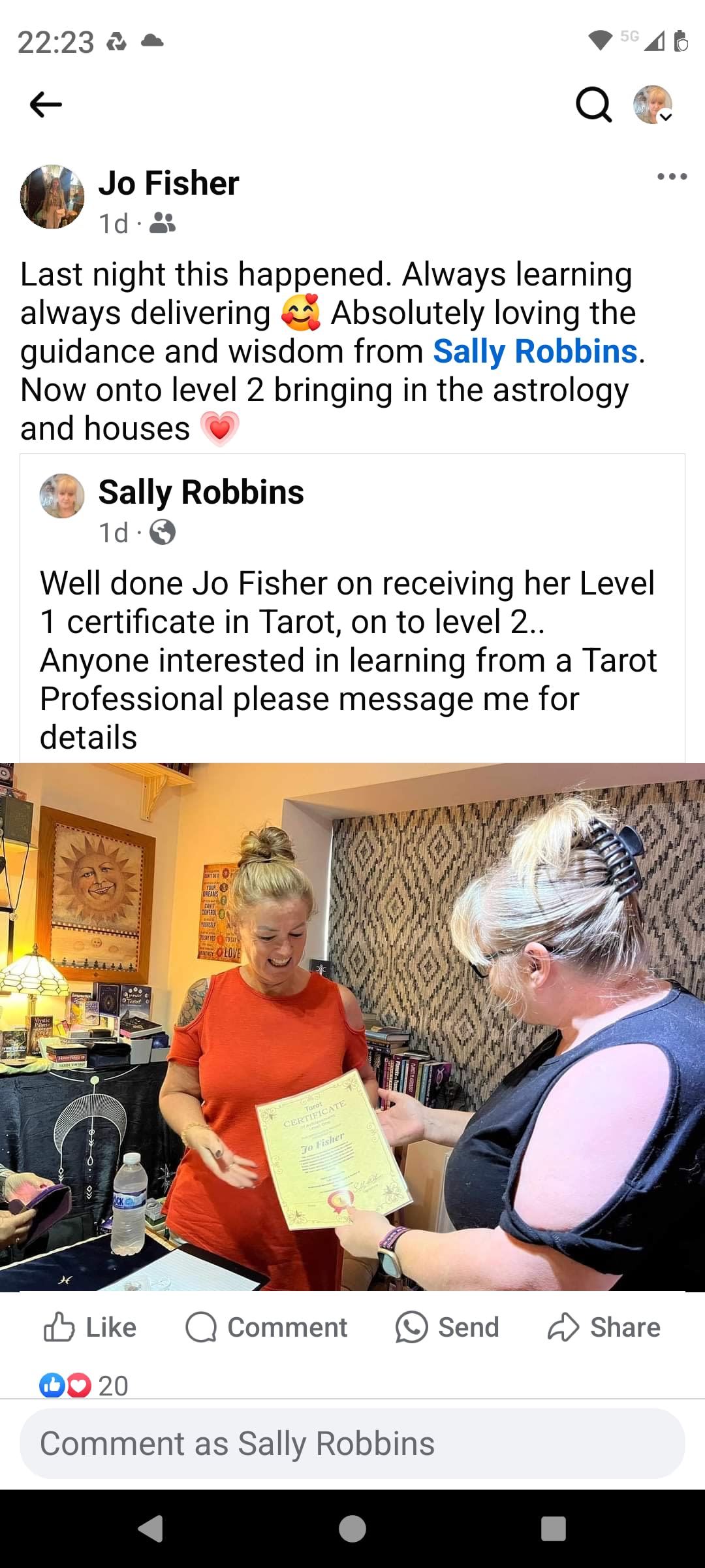 Tarot Lessons 1 & 2 - Readings Available - Tarot with Sally Robbins ...