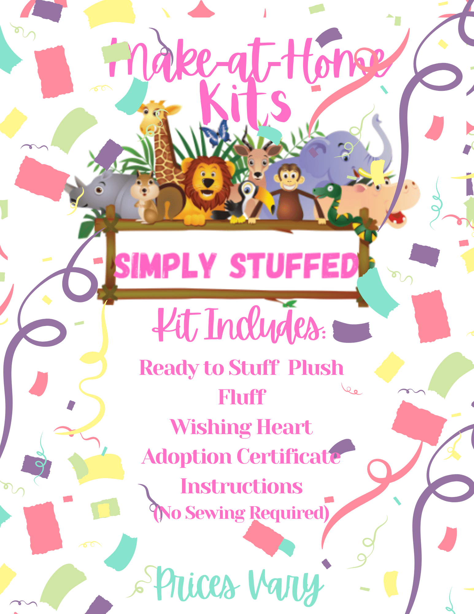 Make -at-Home Kits - Make at Home Kits - Simply Stuffed - Plush Store ...