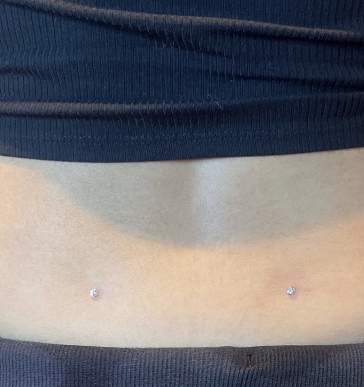 Back dermals A pair Piercing Studio Services Sierra s