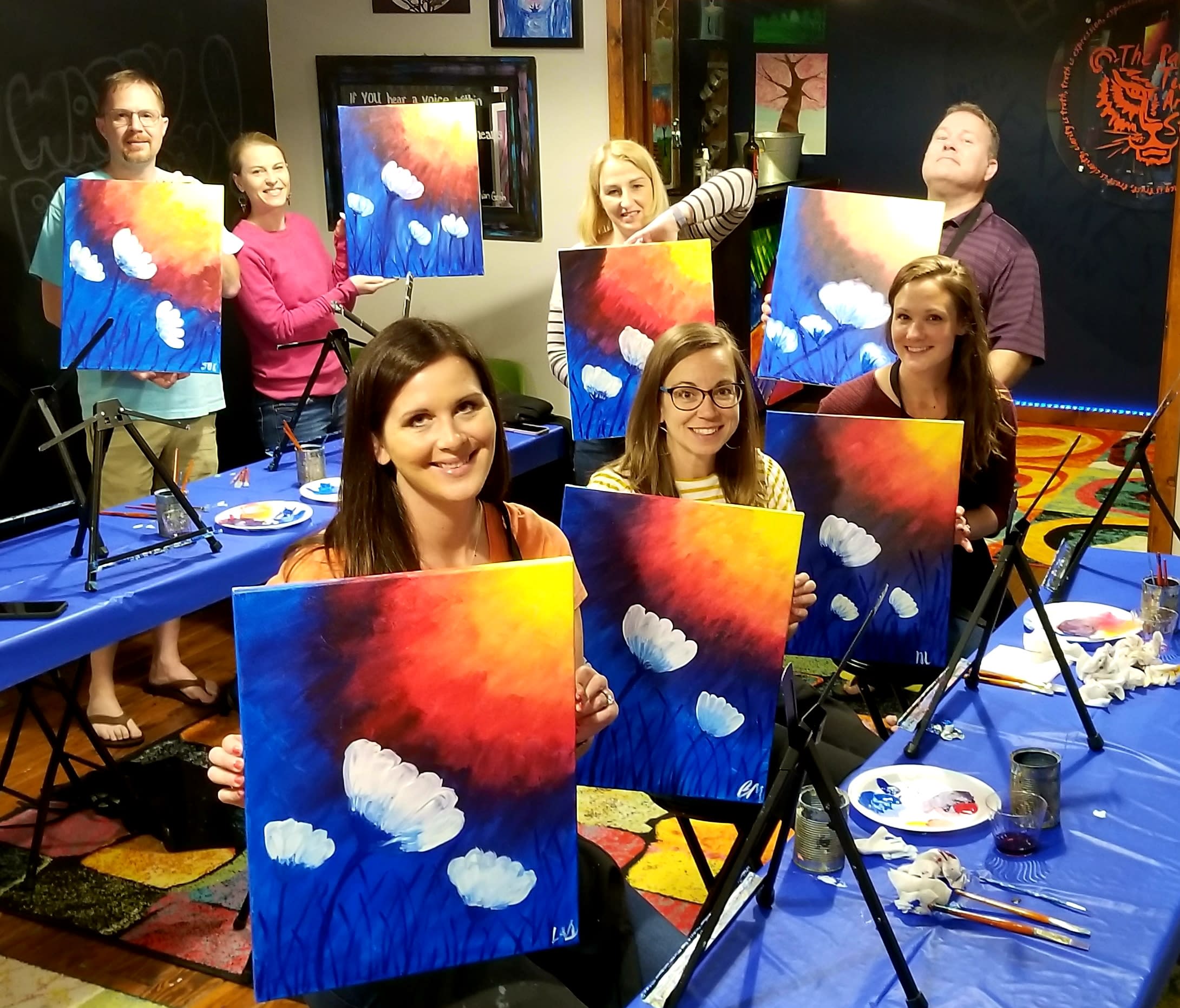 Public Paint Events - Art Events & Classes - The Painted Tiger Art ...