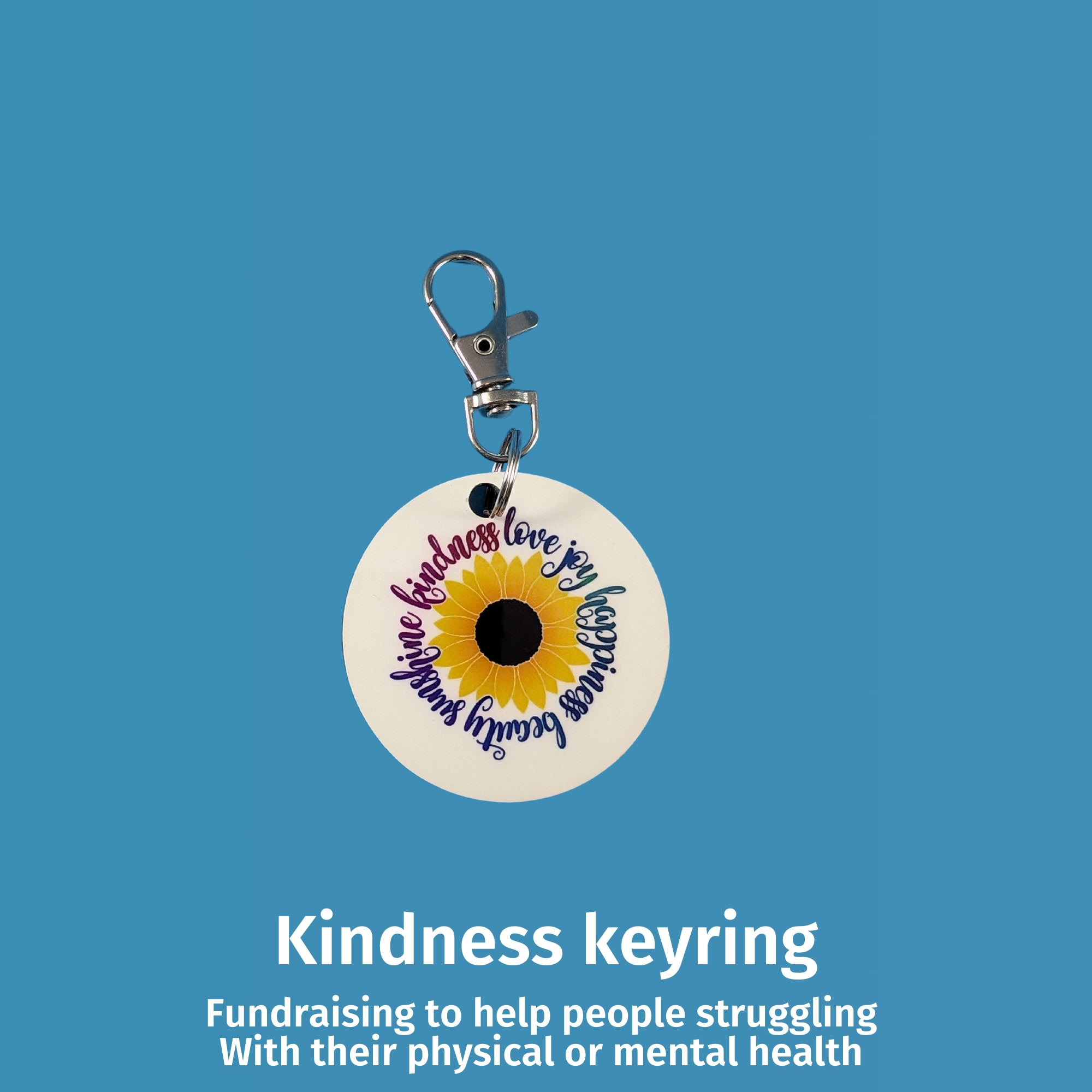 Sunflower Keyring - Kindness Keyrings - Kindness Community ...