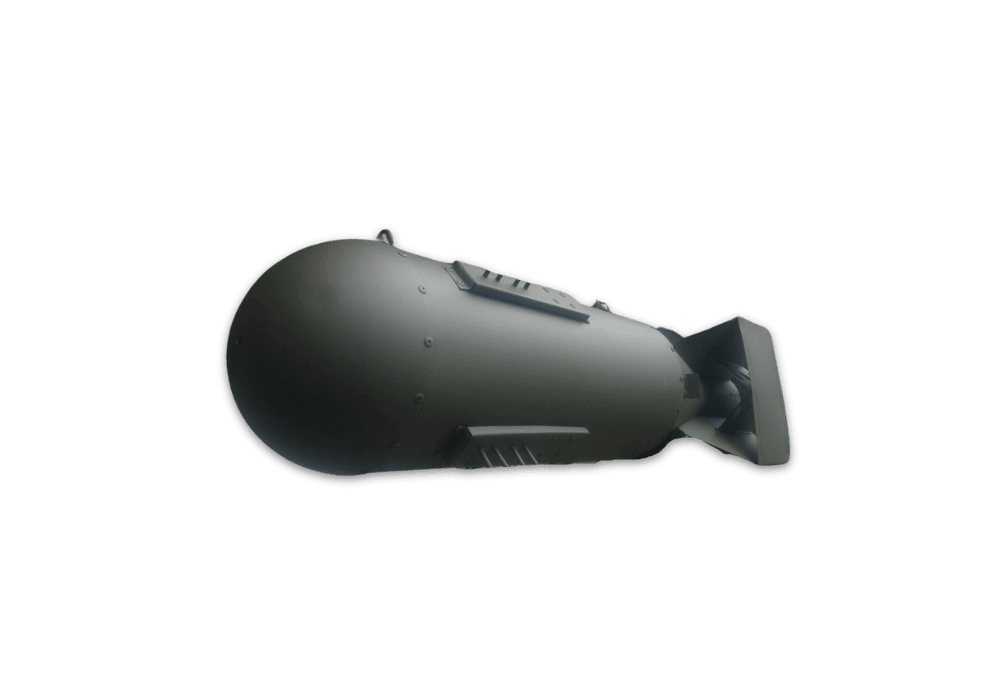 Atomic Bomb/Little Boy Replica - Handcrafted Military-Style Metal Art