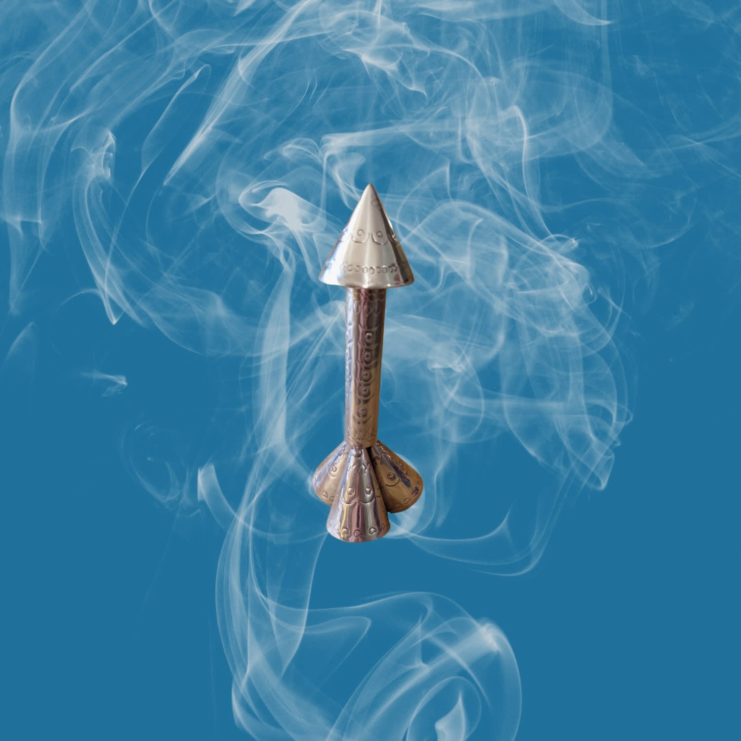 Silver Olokun Bell Campana agogo Olocun ifa orisha olokum orisa funfun ...