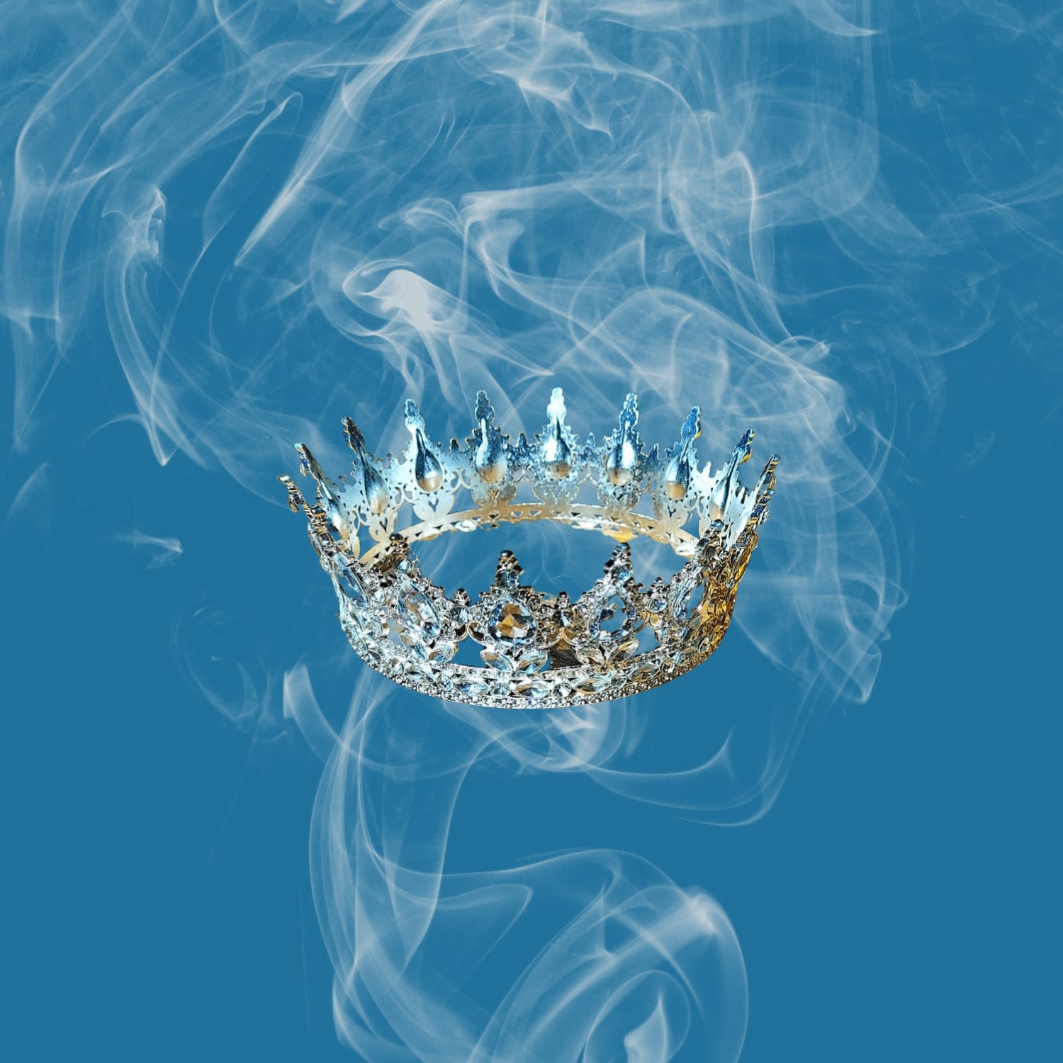 Obatala Orishanla Silver Crystal Crown ade yoruba adenla Oshanla ...