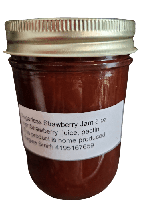 Sugarless Strawberry Jam - Commercially Made Jams - Queen's Pantry ...