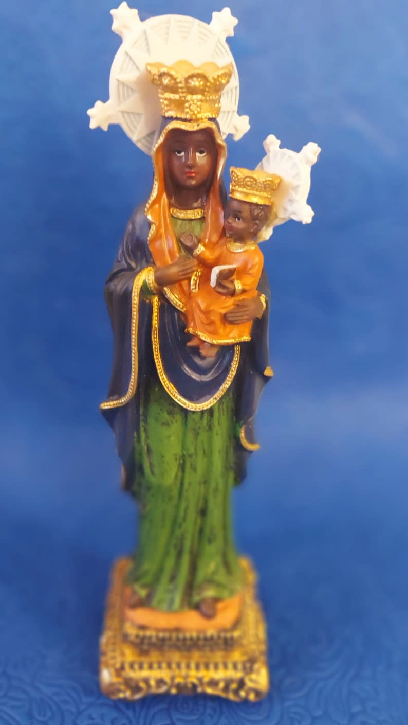 Ezili Danto Statue Erzulie Dantor Lwa Loa Figure 8" Santa Barbara ...