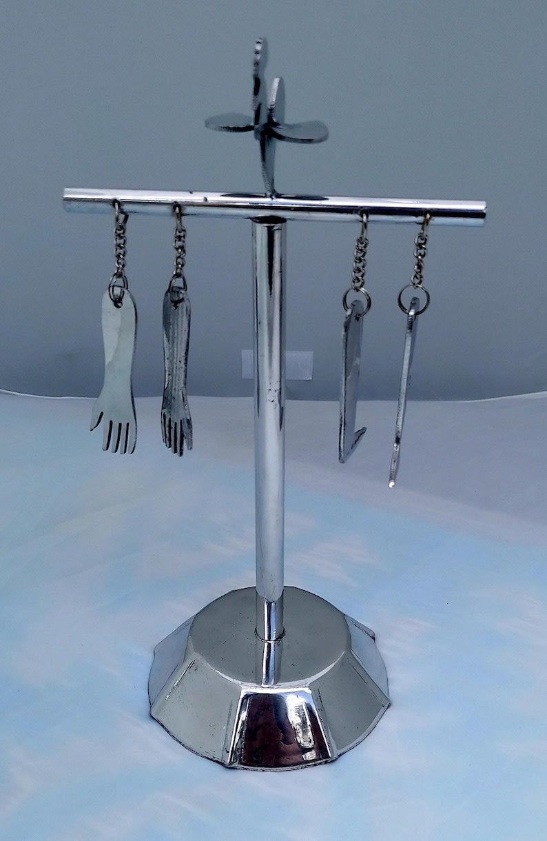 Agidai Osun staff Herramienta 11" for Orisha Funfun Obatala ocha ...