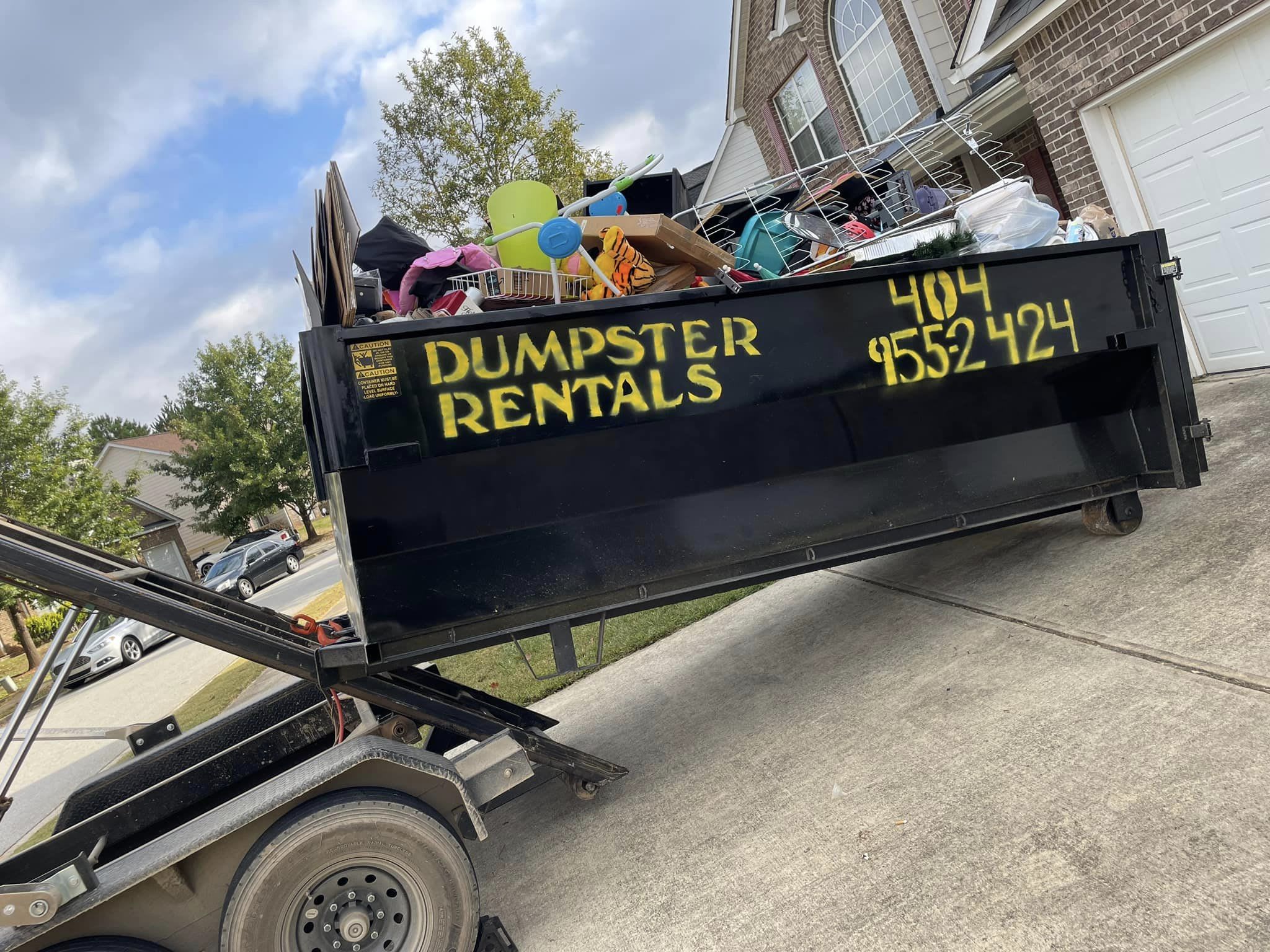 12-Yard Dumpster Rentals - 🚛 DUMPSTER RENTALS - Hasty Haulers Dumpster ...