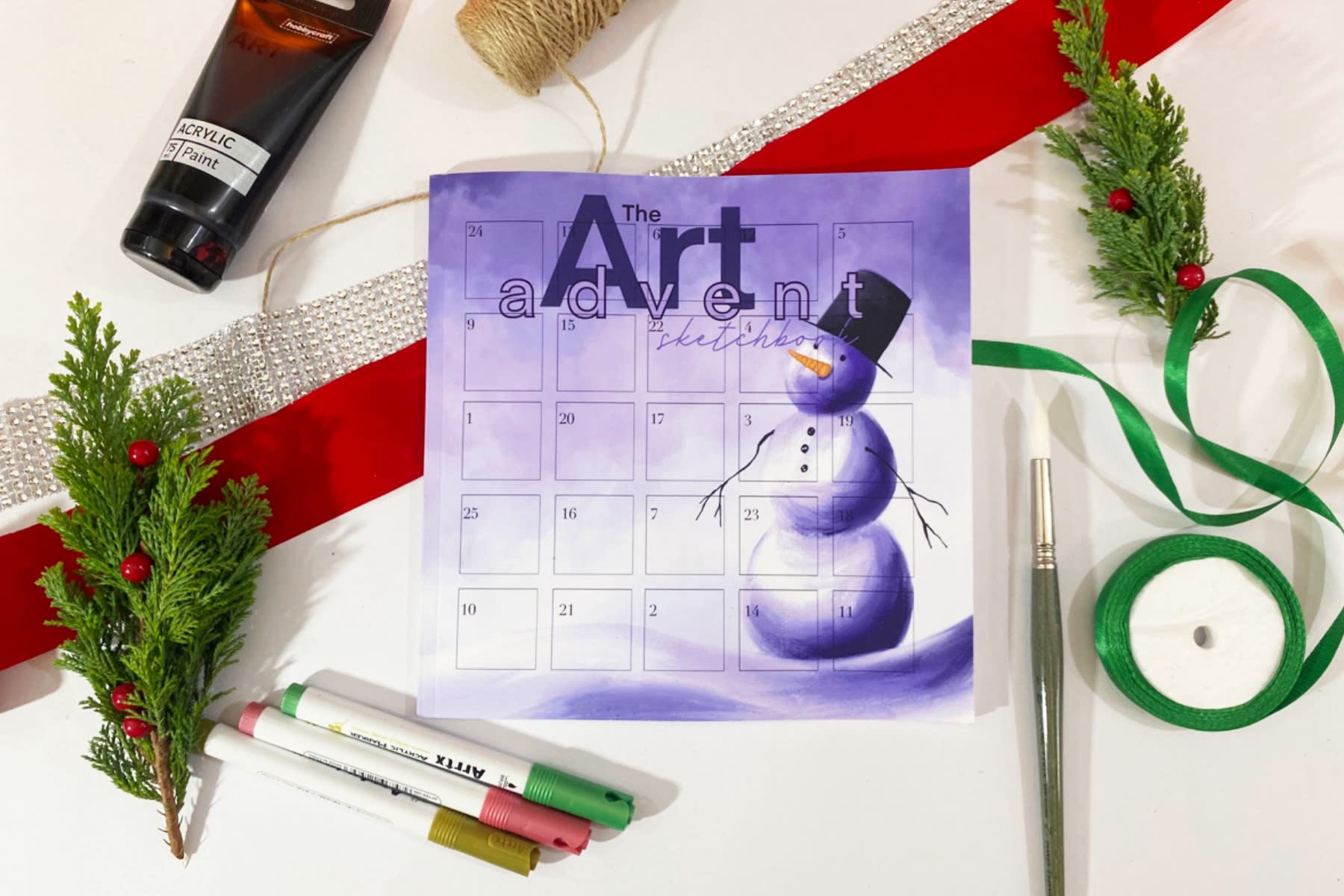 The Art Advent Sketchbook - Books - The Cassie Projects | Local Artist ...