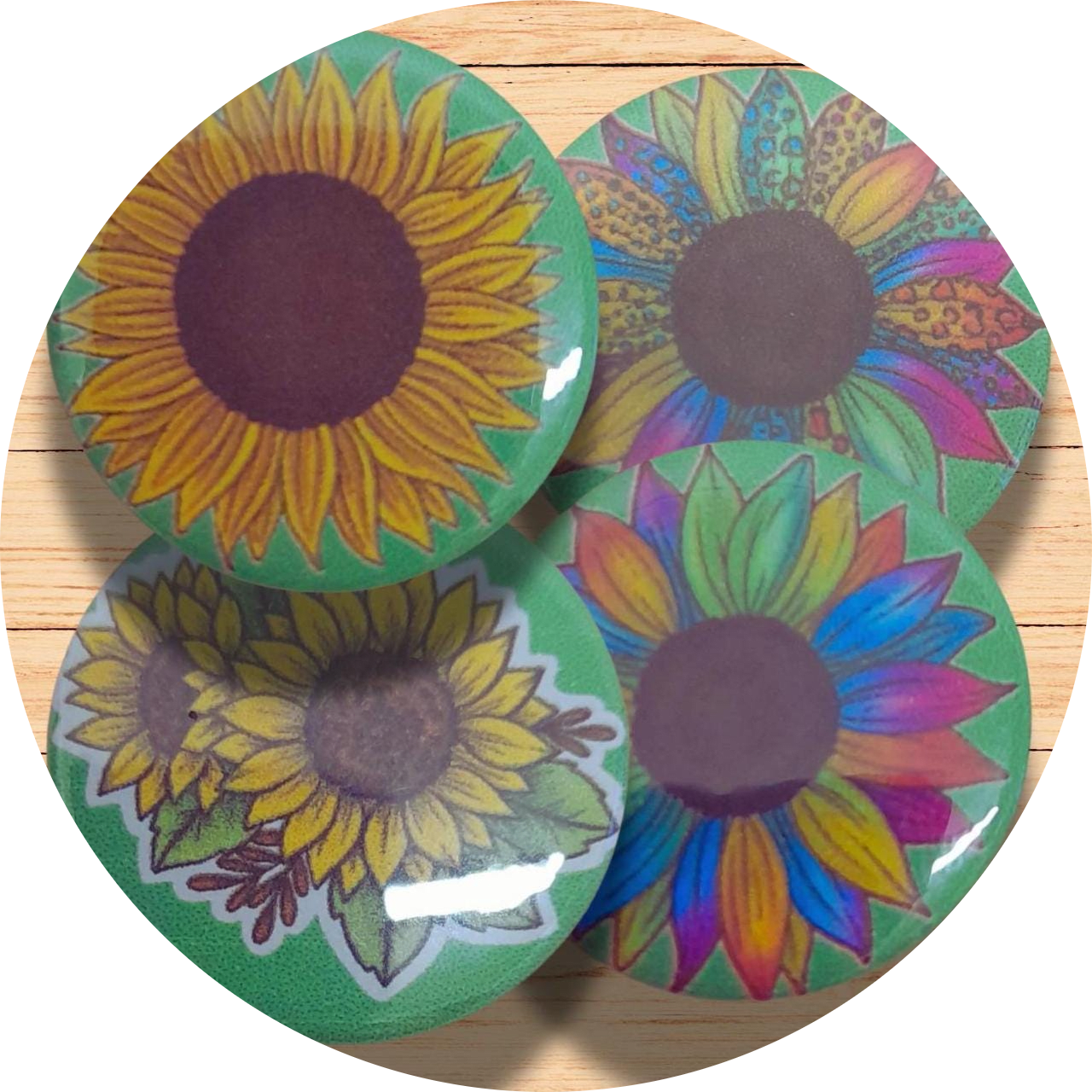 Sunflower Hidden Disability Badge - Disability Pin Badges - Love ...